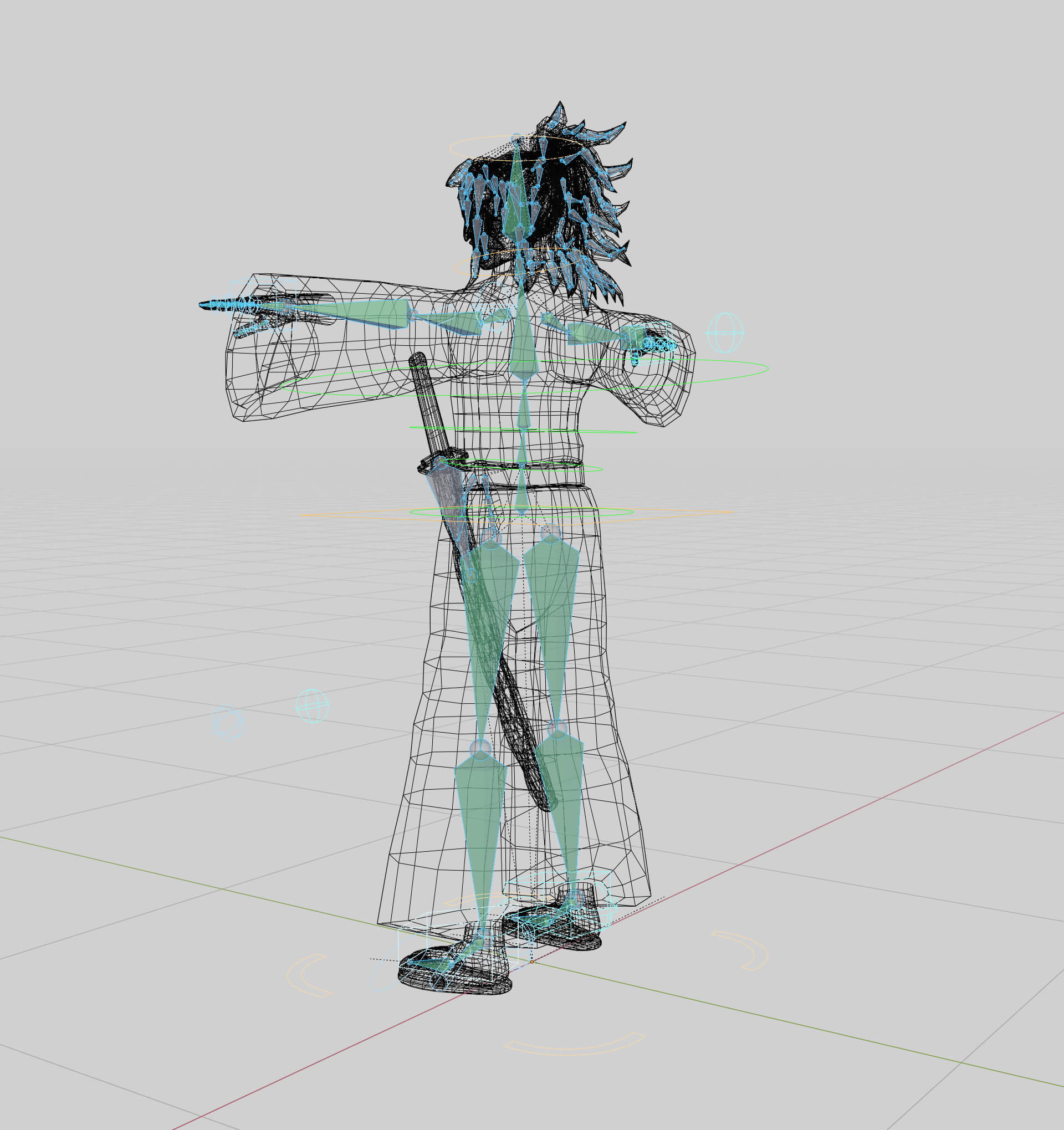 Kokushibo - Kimetsu No Yaiba 3D Model by RYANMAICOL