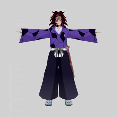 Kokushibo - Kimetsu No Yaiba 3D Model by RYANMAICOL