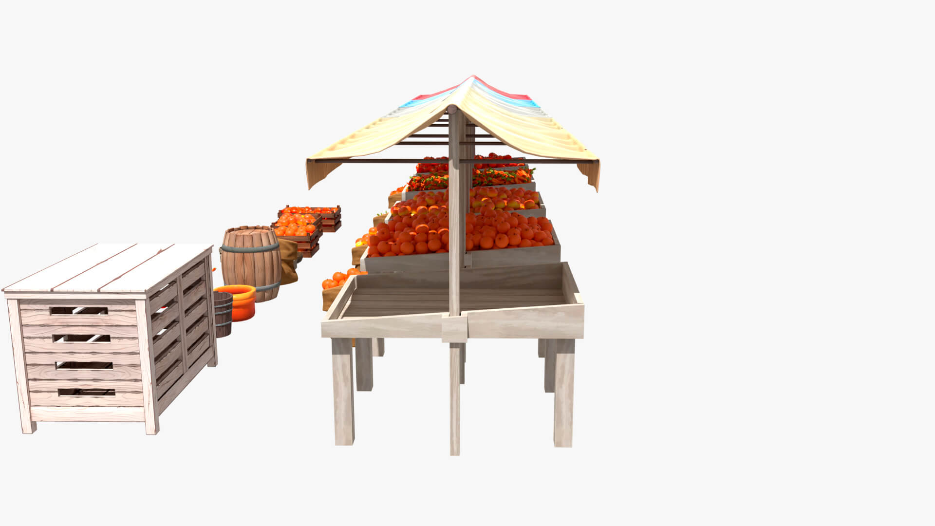 Marketplace - Old Shop - Cartoon Style 3D Model by RYANMAICOL