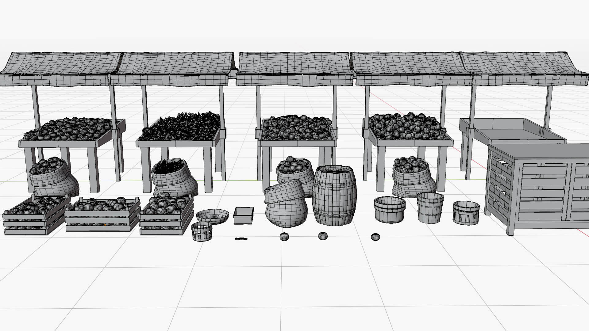 Marketplace - Old Shop - Cartoon Style 3D Model by RYANMAICOL