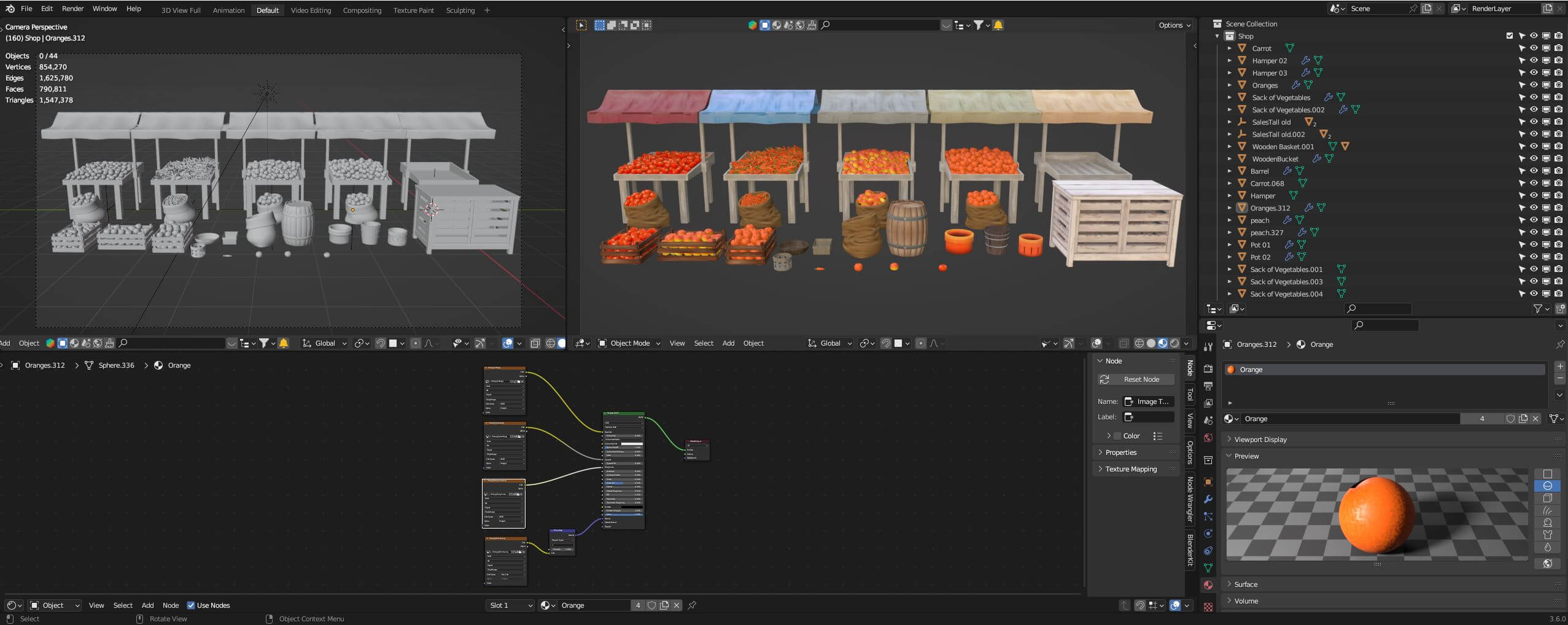 Marketplace - Old Shop - Cartoon Style 3D Model by RYANMAICOL