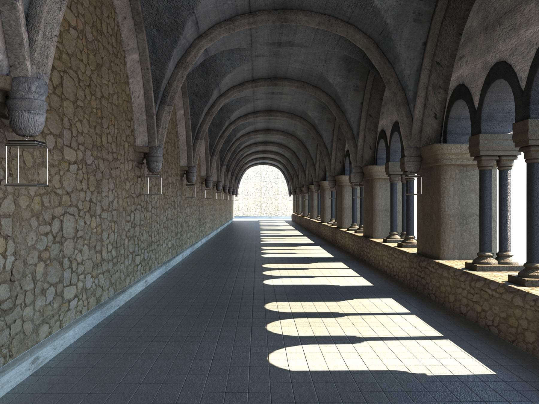 Medieval Hall - 3D Model by RYANMAICOL