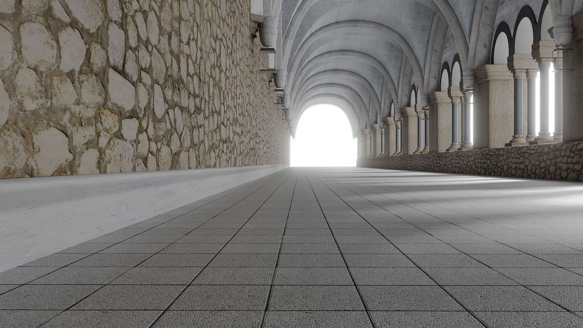 Medieval Hall - 3D Model by RYANMAICOL