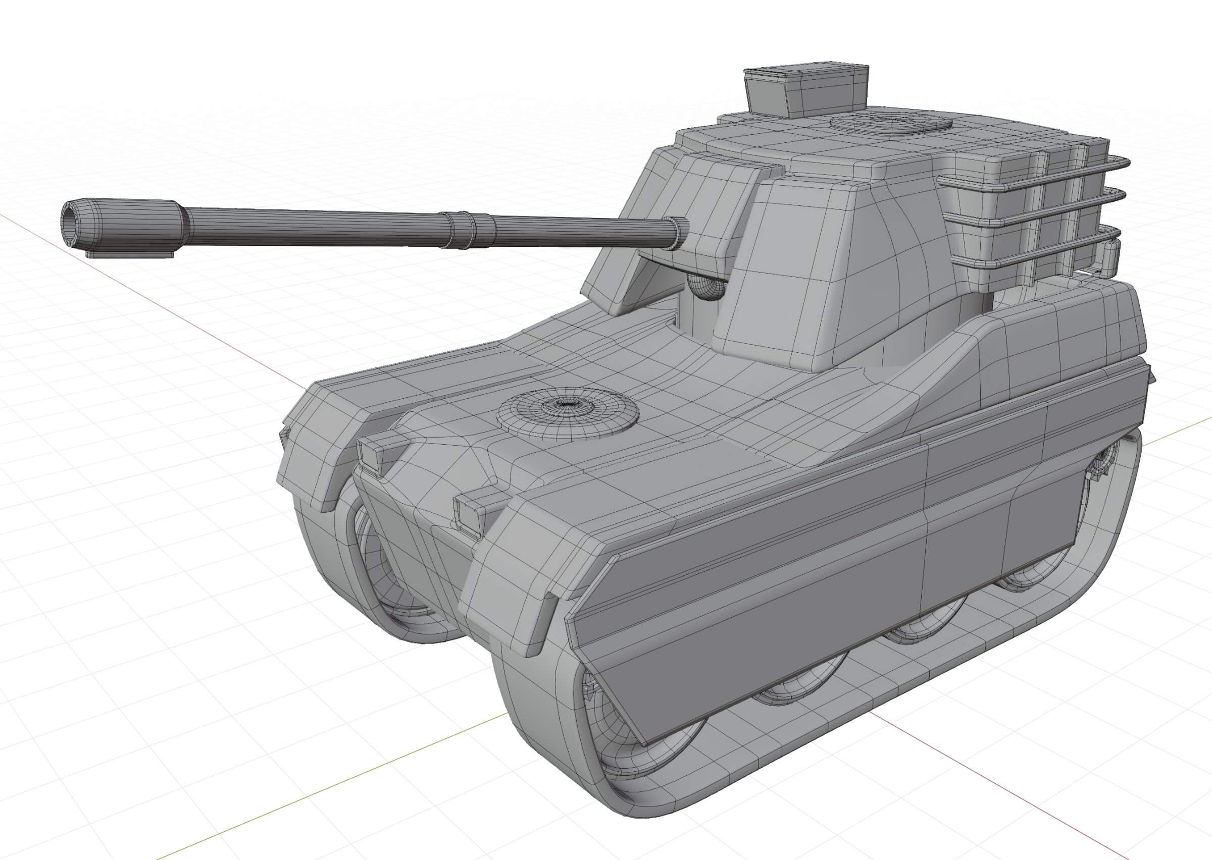 Military Tank - 3D Model by RYANMAICOL