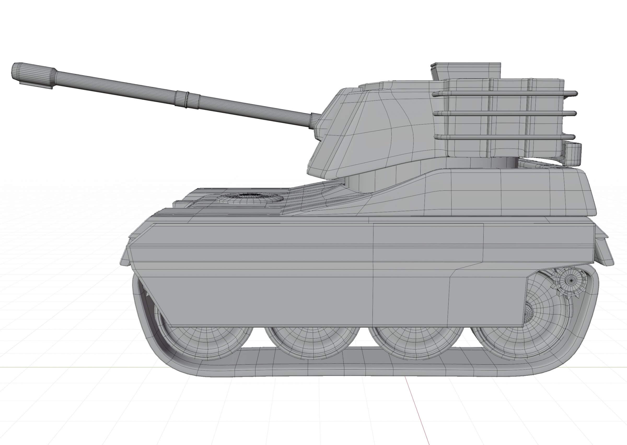 Military Tank - 3D Model by RYANMAICOL