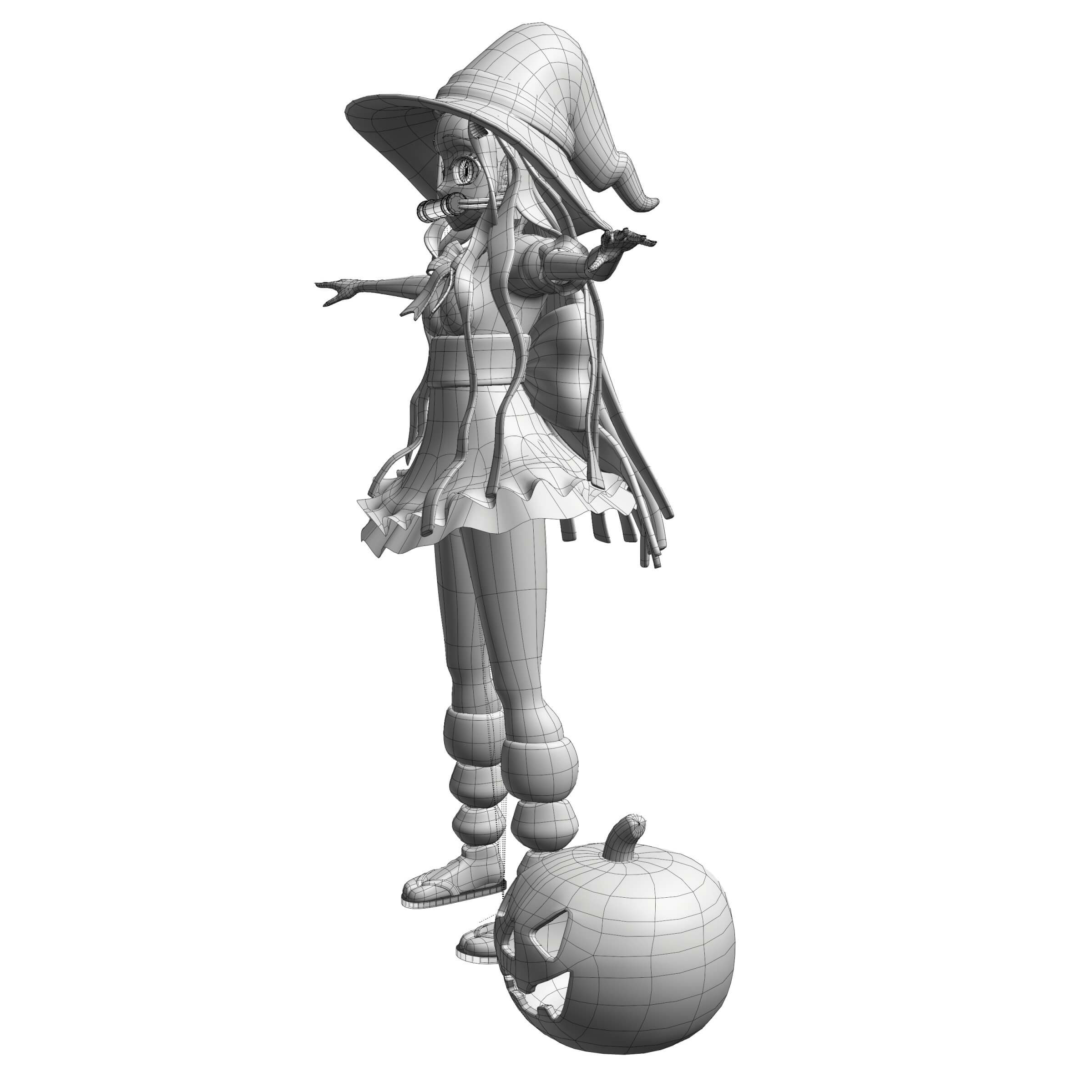 Nezuko Halloween - 3D Model by RYANMAICOL