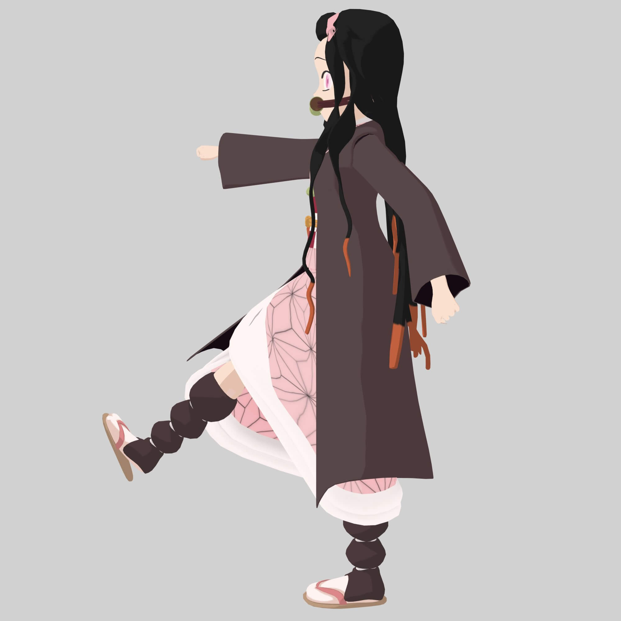 Nezuko - Kimetsu No Yaiba - Demon Slayer 3D Model by RYANMAICOL