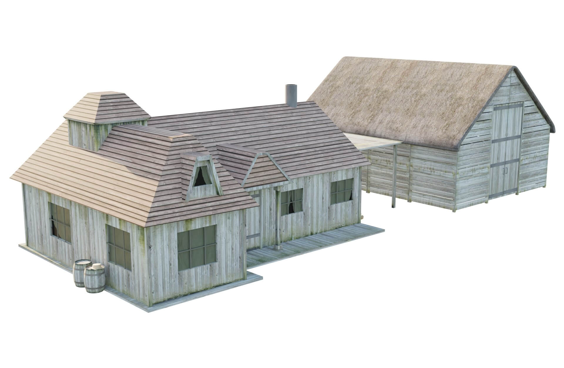 Old House - 3D Model by RYANMAICOL