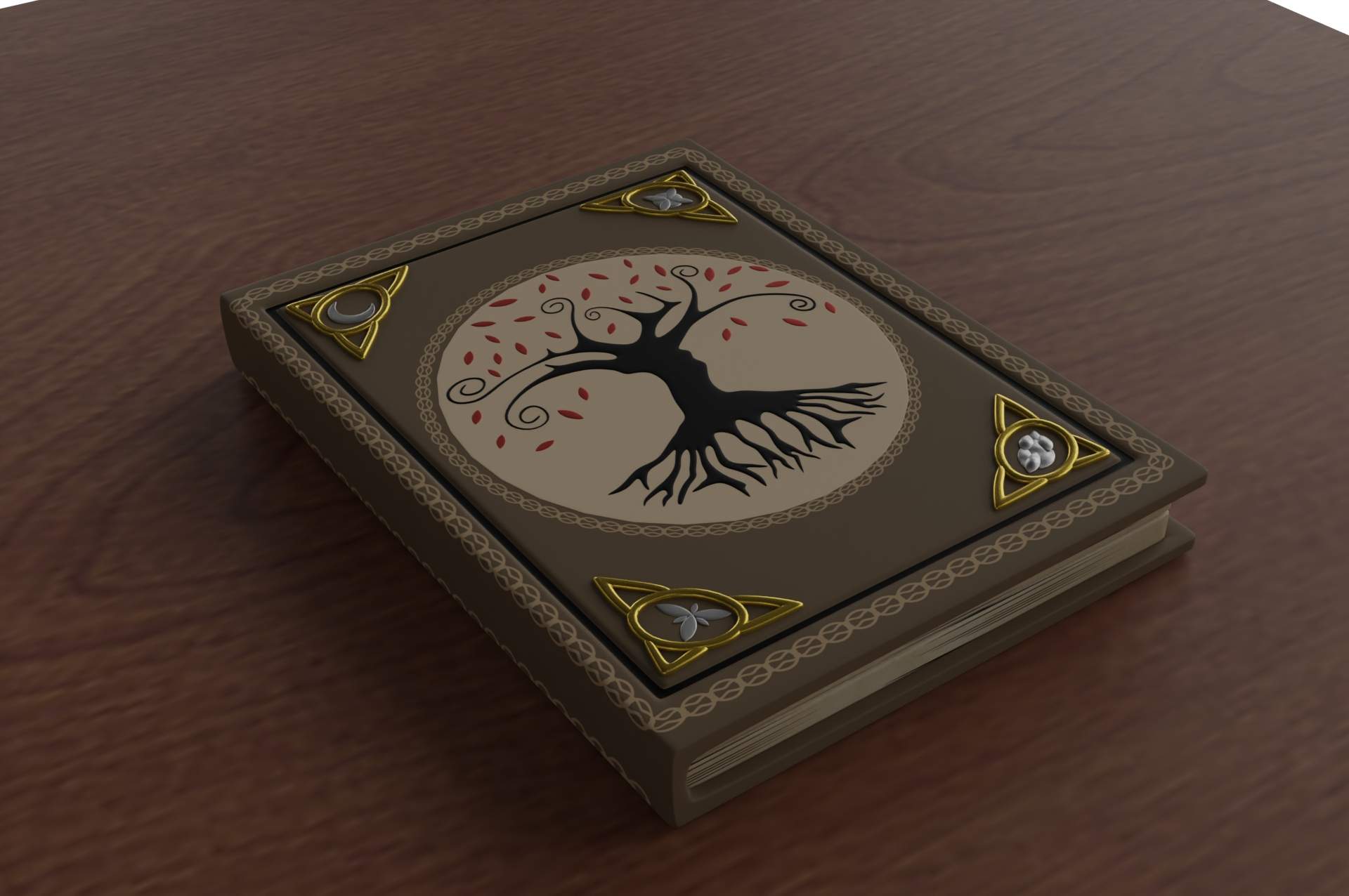 Old Spell Book - 3D Model by RYANMAICOL