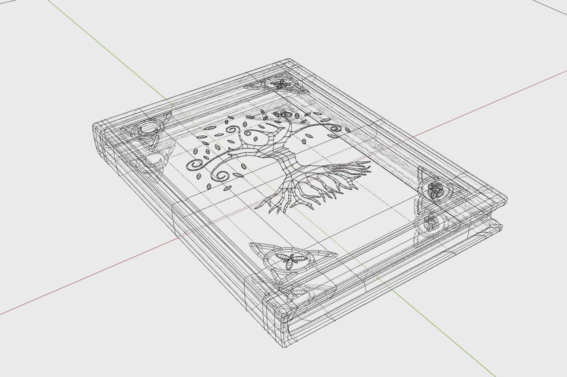 Old Spell Book - 3D Model by RYANMAICOL