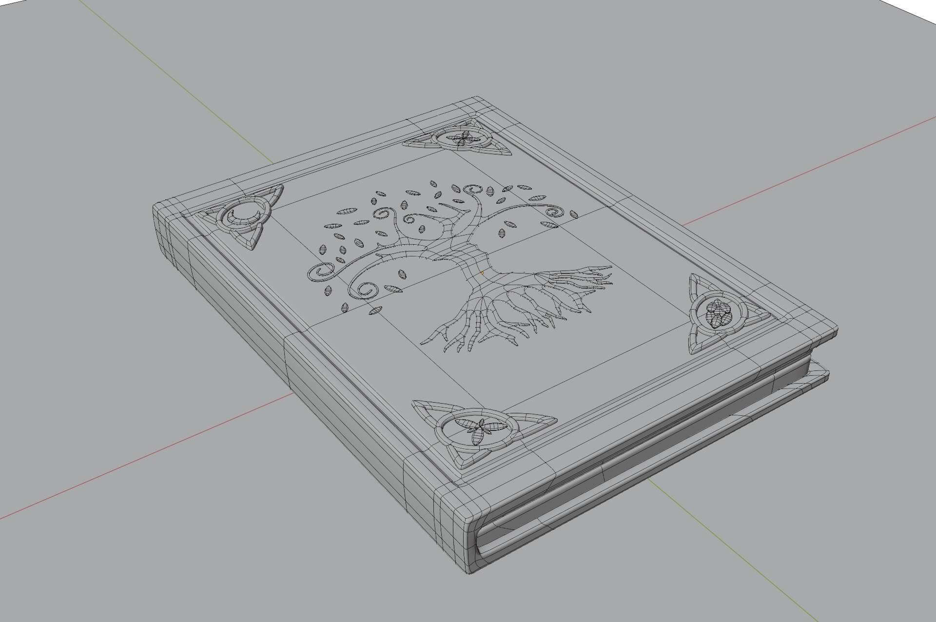 Old Spell Book - 3D Model by RYANMAICOL