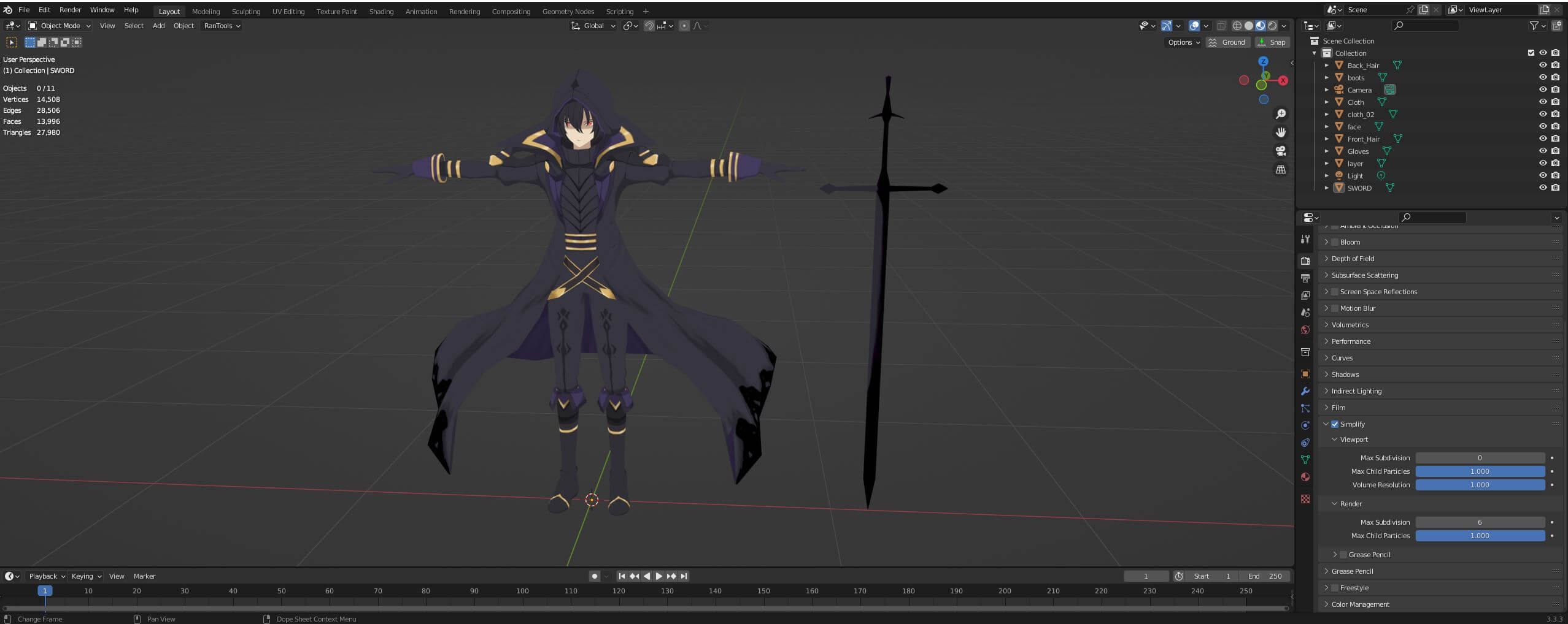 Shadow - Kage No Jitsuryokusha Ni Naritakute! - The Eminence 3D Model ...