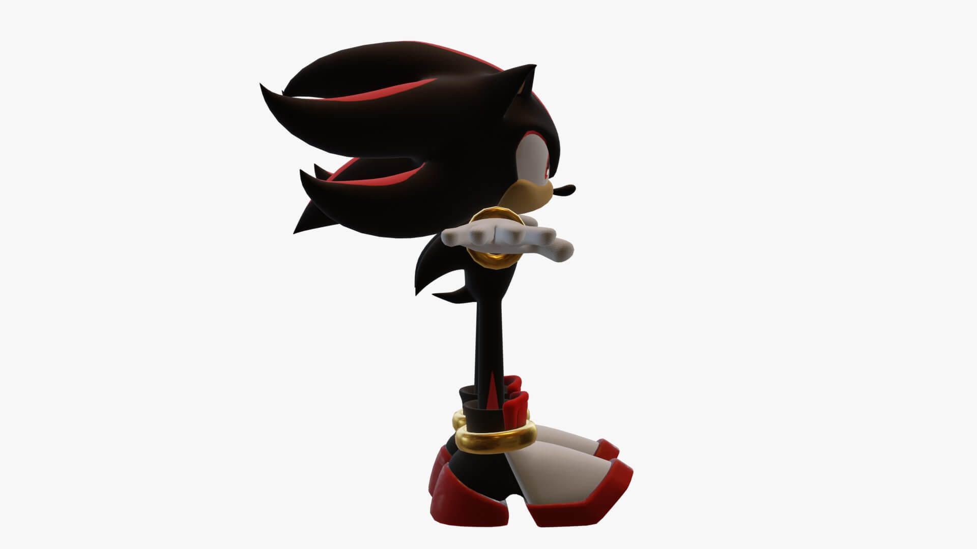 Shadow The Hedgehog - 3D Model by RYANMAICOL