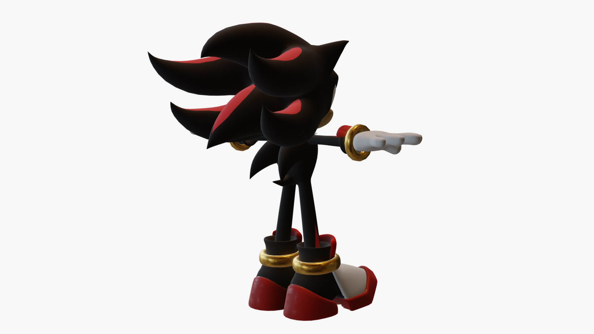 Shadow The Hedgehog - 3D Model by RYANMAICOL