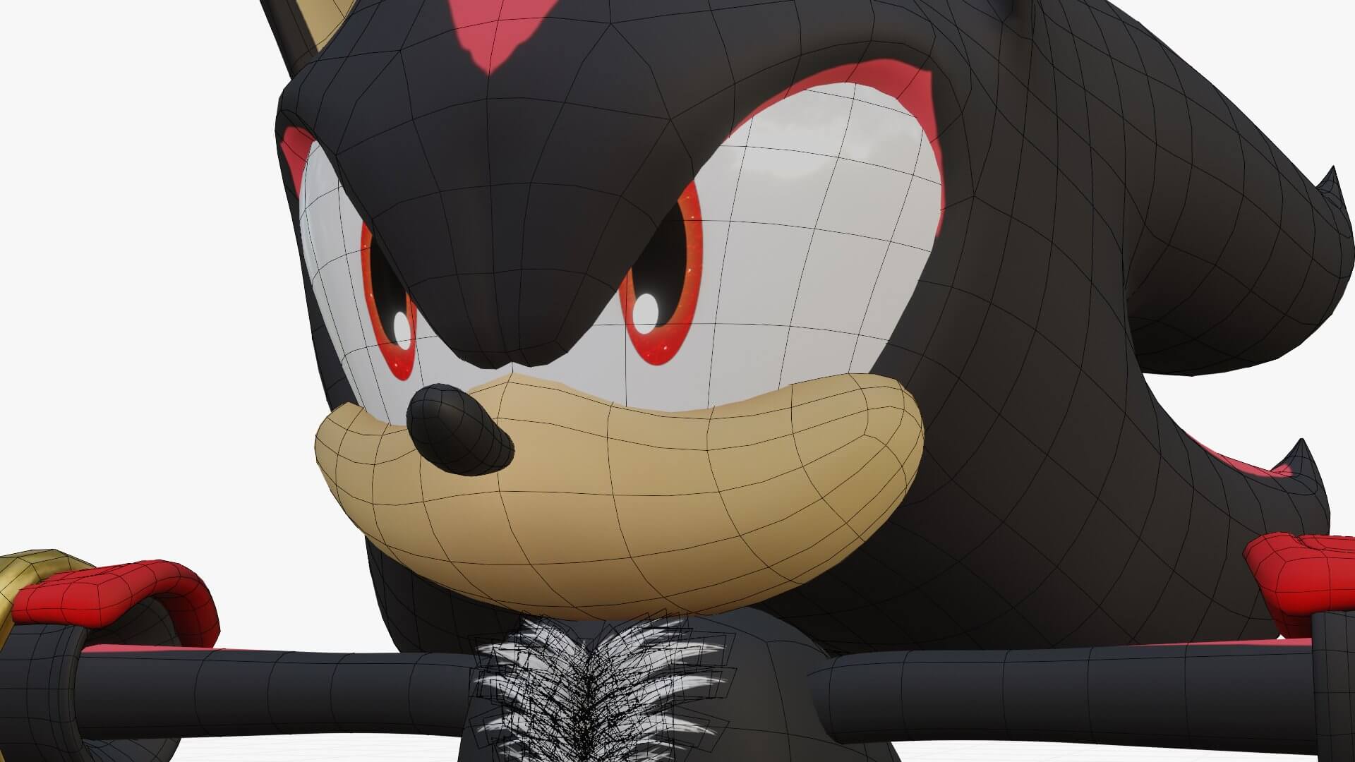 Shadow The Hedgehog - 3D Model by RYANMAICOL
