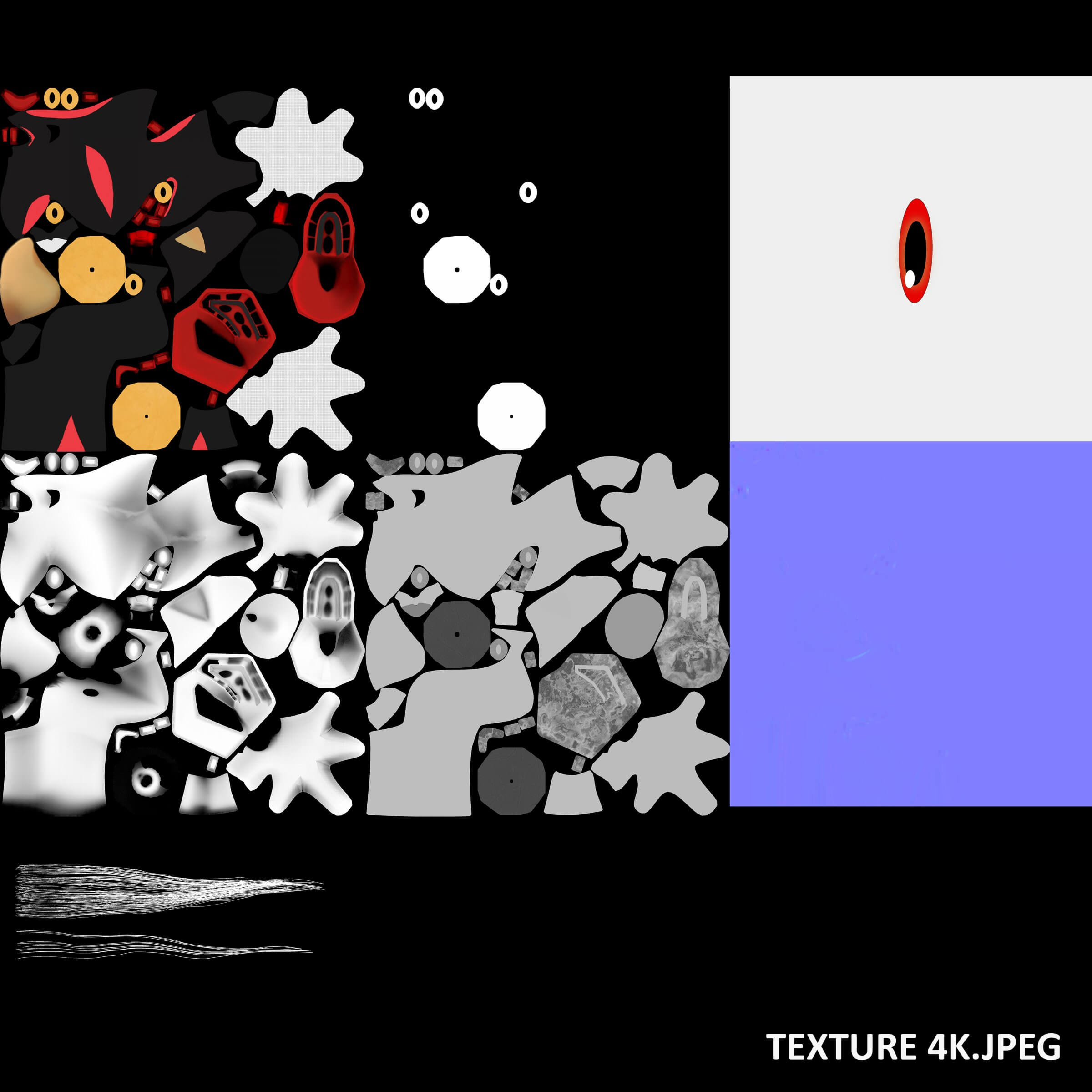 Shadow The Hedgehog - 3D Model by RYANMAICOL