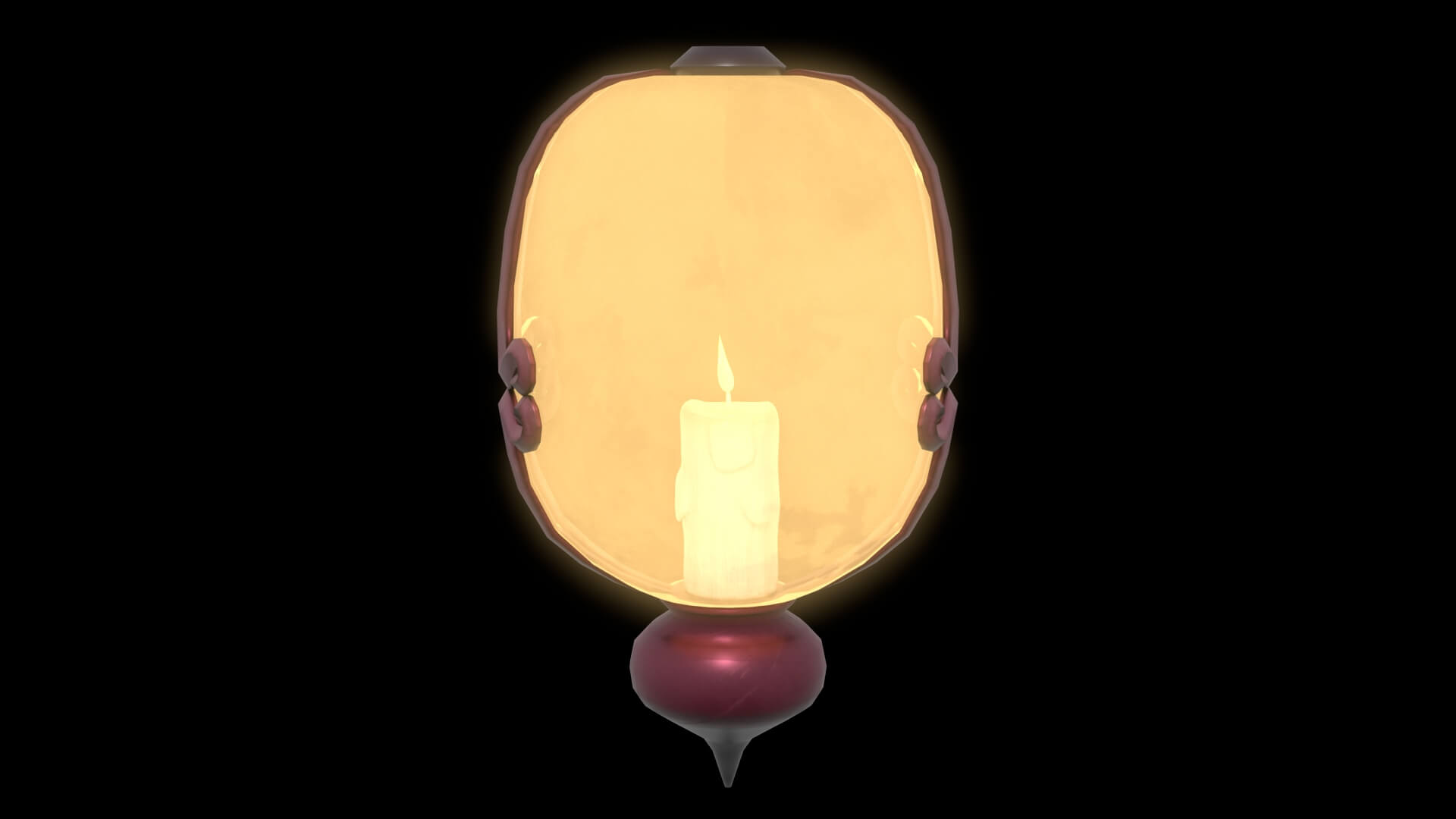 Stylized Fantasy Floating Lamp for Halloween - 3D Model by RYANMAICOL