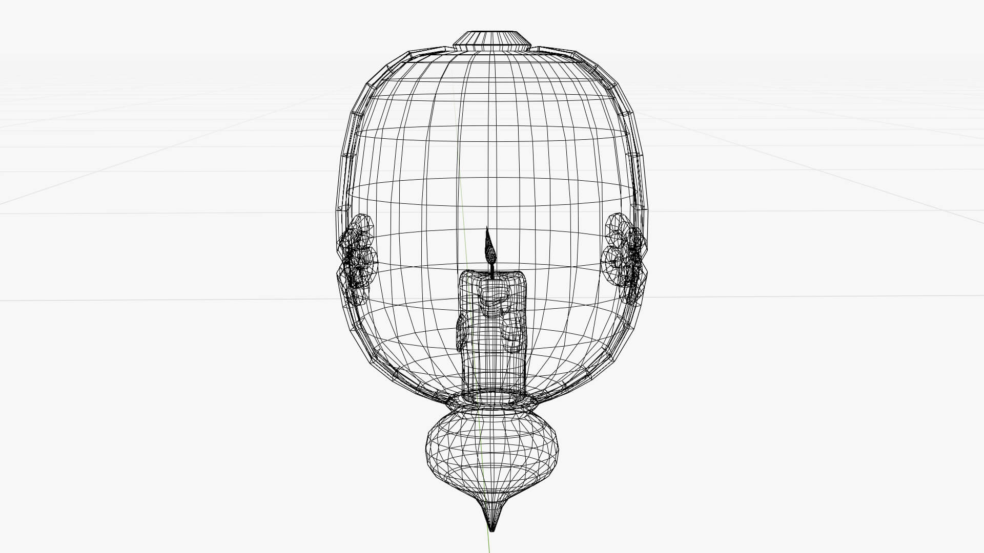 Stylized Fantasy Floating Lamp for Halloween - 3D Model by RYANMAICOL