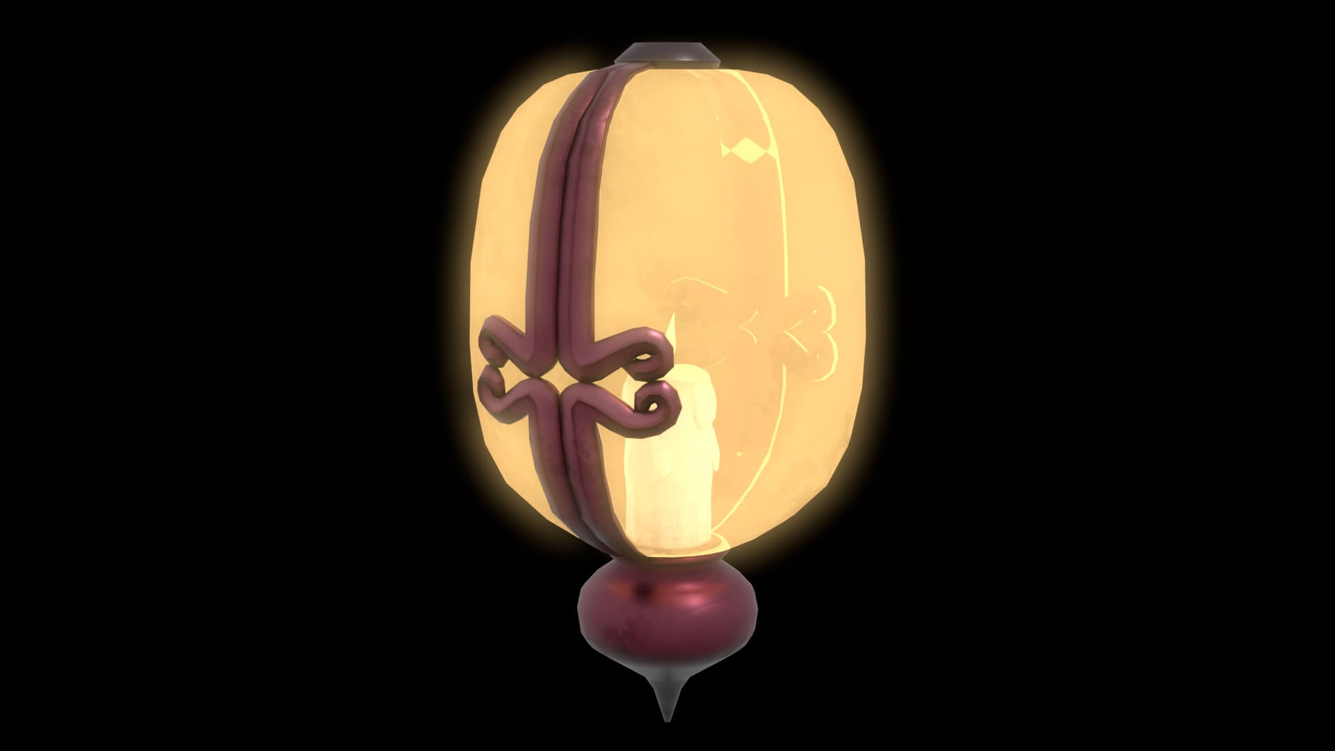 Stylized Fantasy Floating Lamp for Halloween - 3D Model by RYANMAICOL