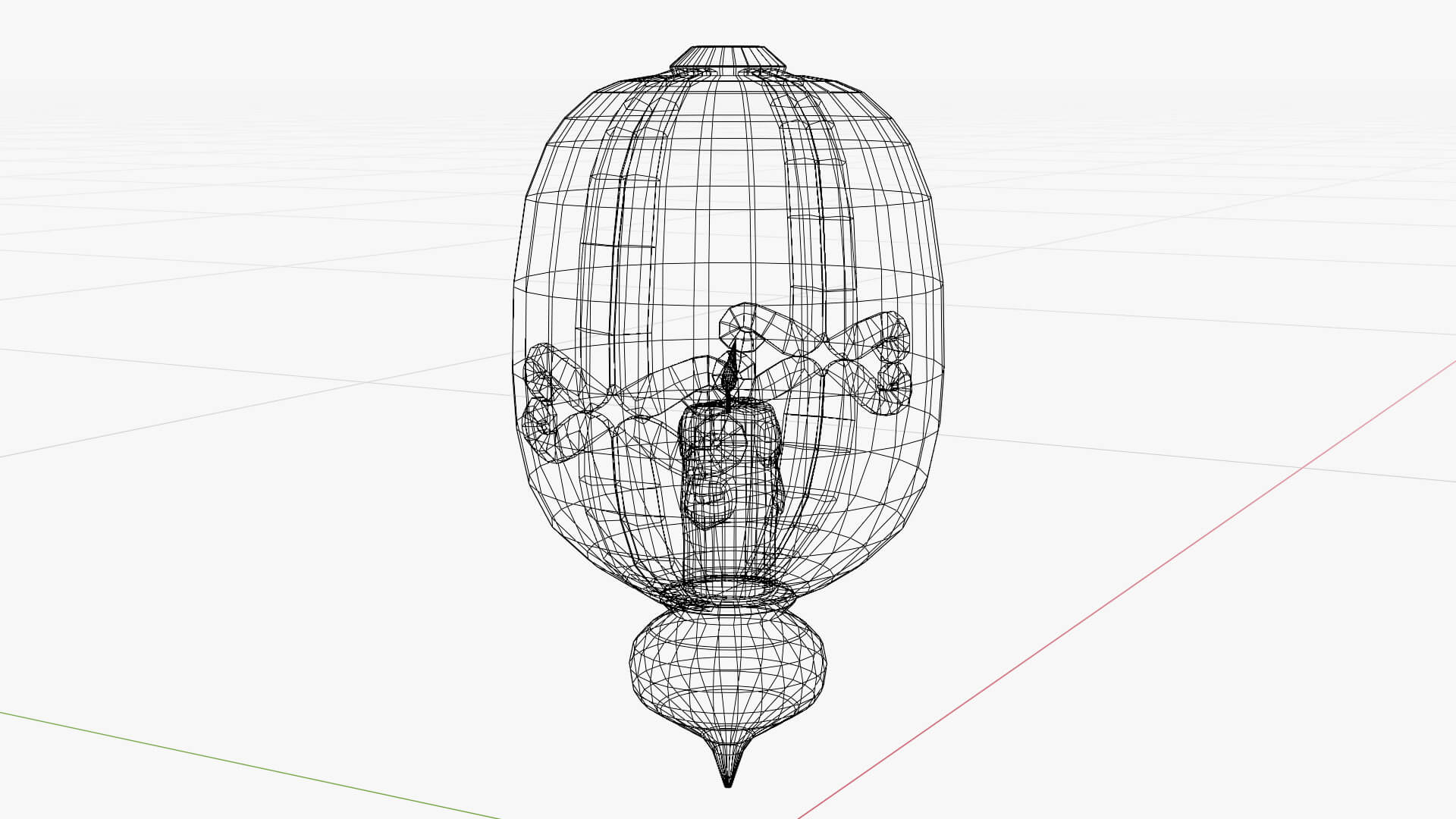 Stylized Fantasy Floating Lamp for Halloween - 3D Model by RYANMAICOL