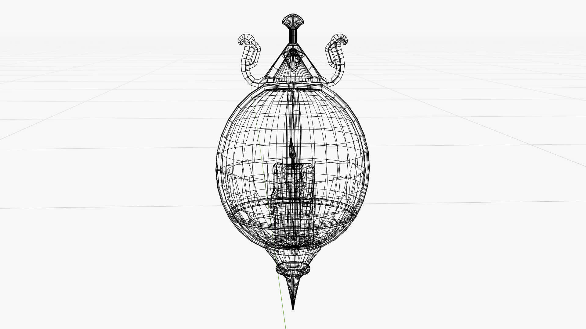 Stylized Fantasy Floating Lamp for Halloween - 3D Model by RYANMAICOL