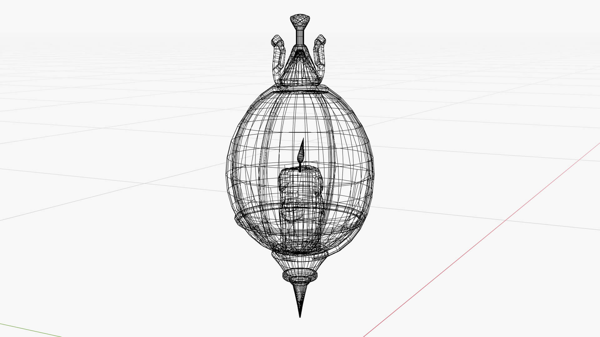 Stylized Fantasy Floating Lamp for Halloween - 3D Model by RYANMAICOL