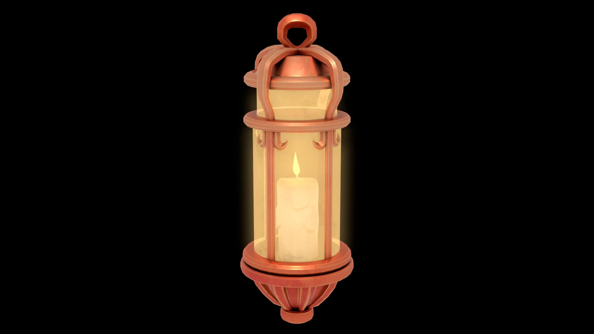 Stylized Fantasy Floating Lamp for Halloween - 3D Model by RYANMAICOL