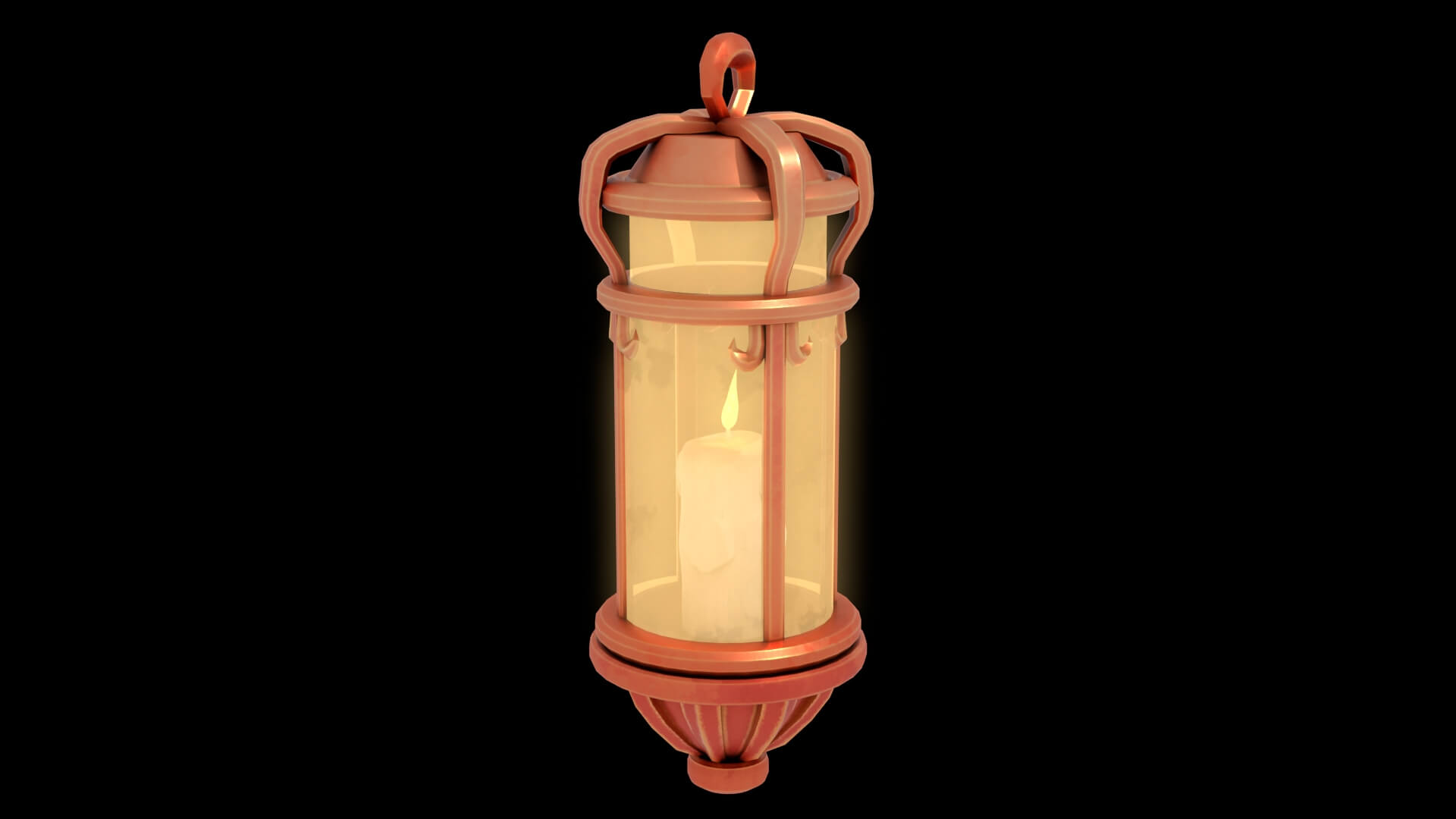 Stylized Fantasy Floating Lamp for Halloween - 3D Model by RYANMAICOL