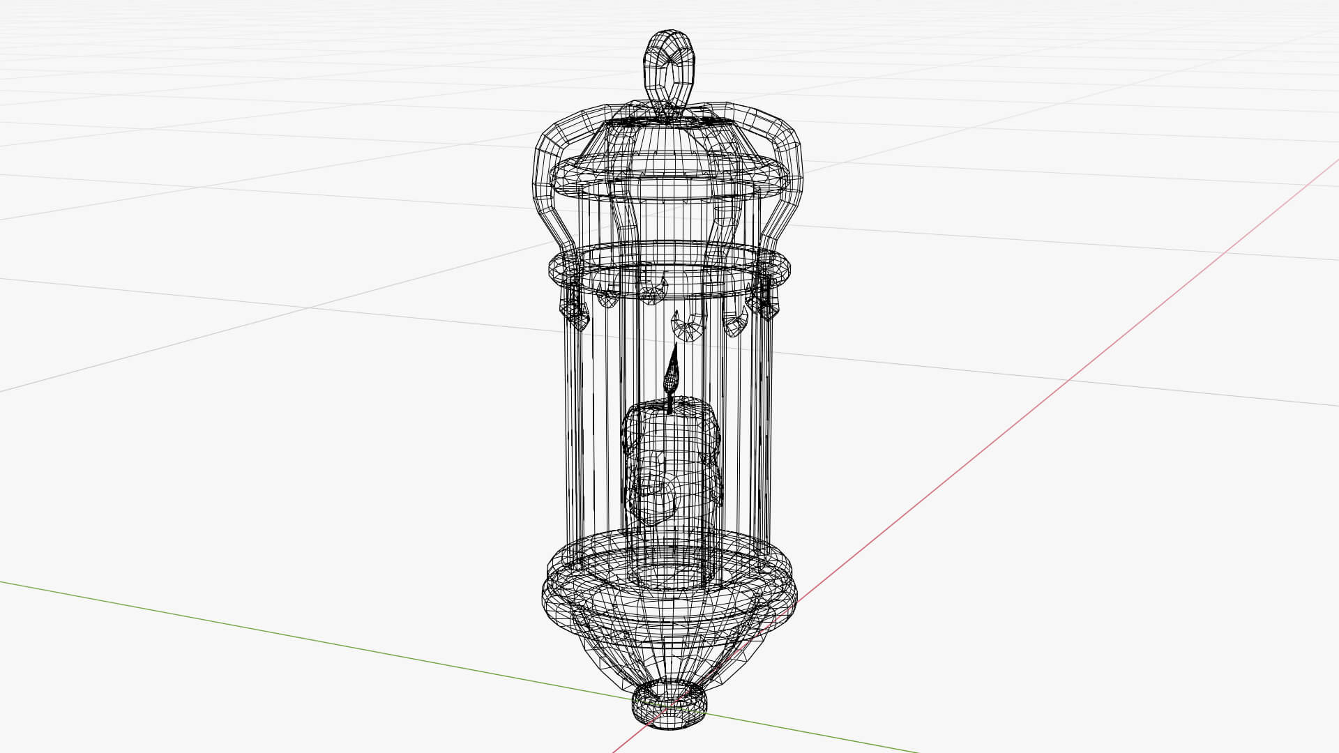Stylized Fantasy Floating Lamp for Halloween - 3D Model by RYANMAICOL
