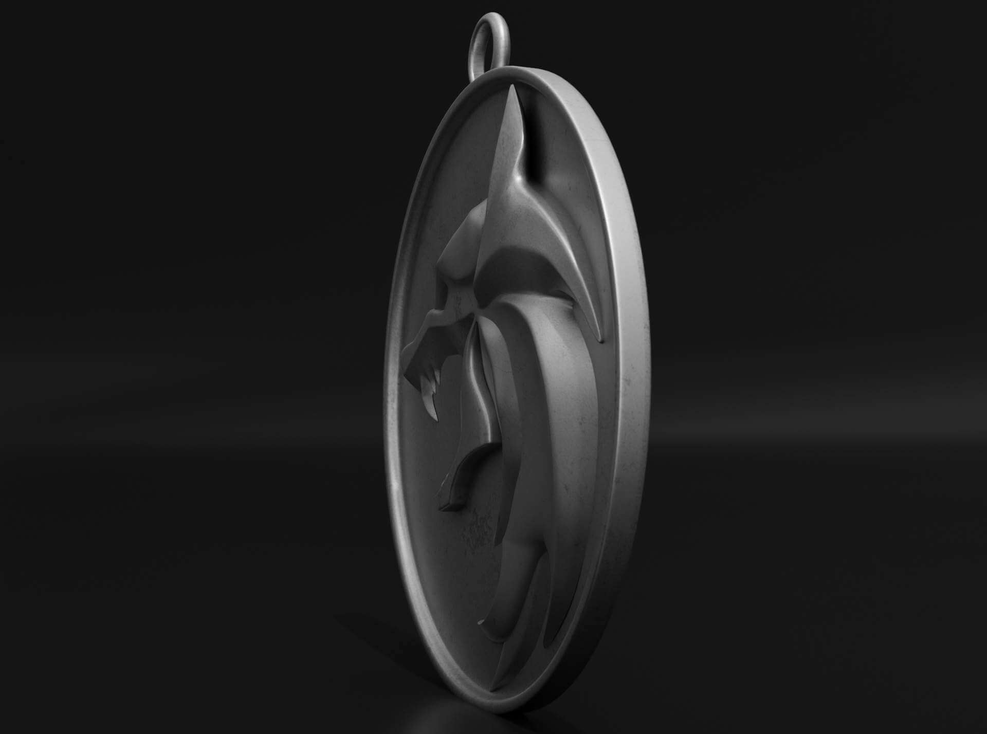 The Witcher Medallion - 3D Model by RYANMAICOL
