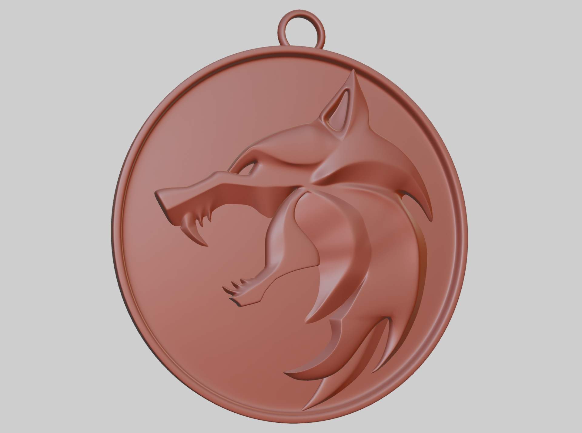 The Witcher Medallion - 3D Model by RYANMAICOL