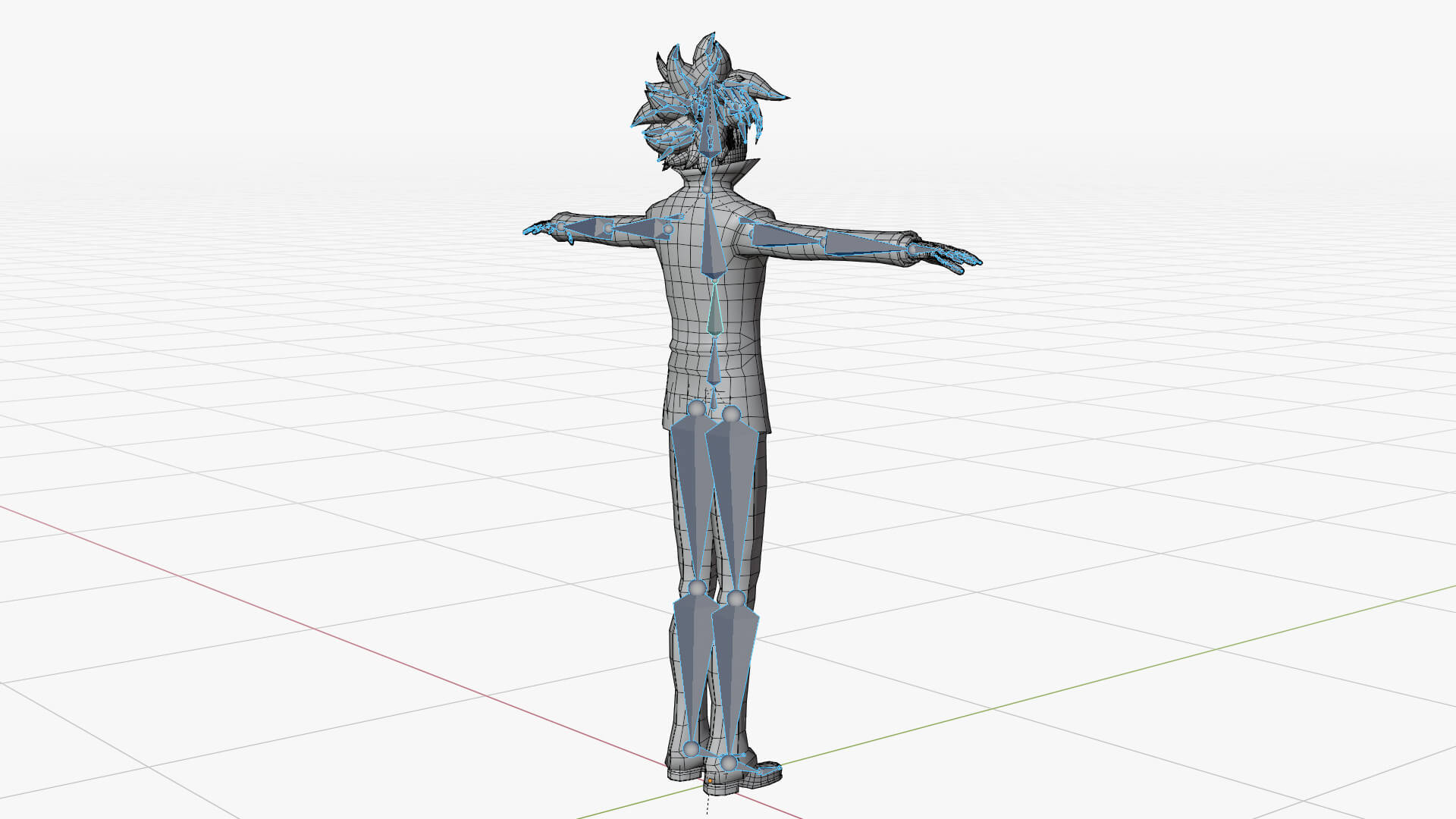 Tsuna Sawada - Katekyo Hitman Reborn 3D Model by RYANMAICOL