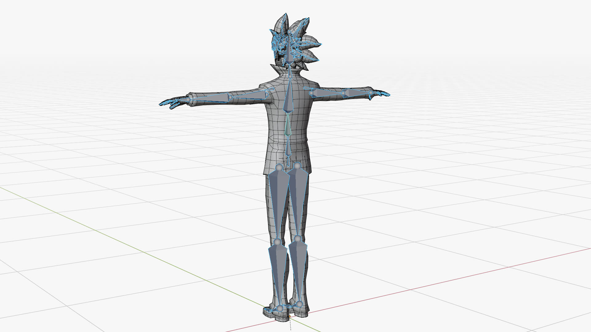 Tsuna Sawada - Katekyo Hitman Reborn 3D Model by RYANMAICOL