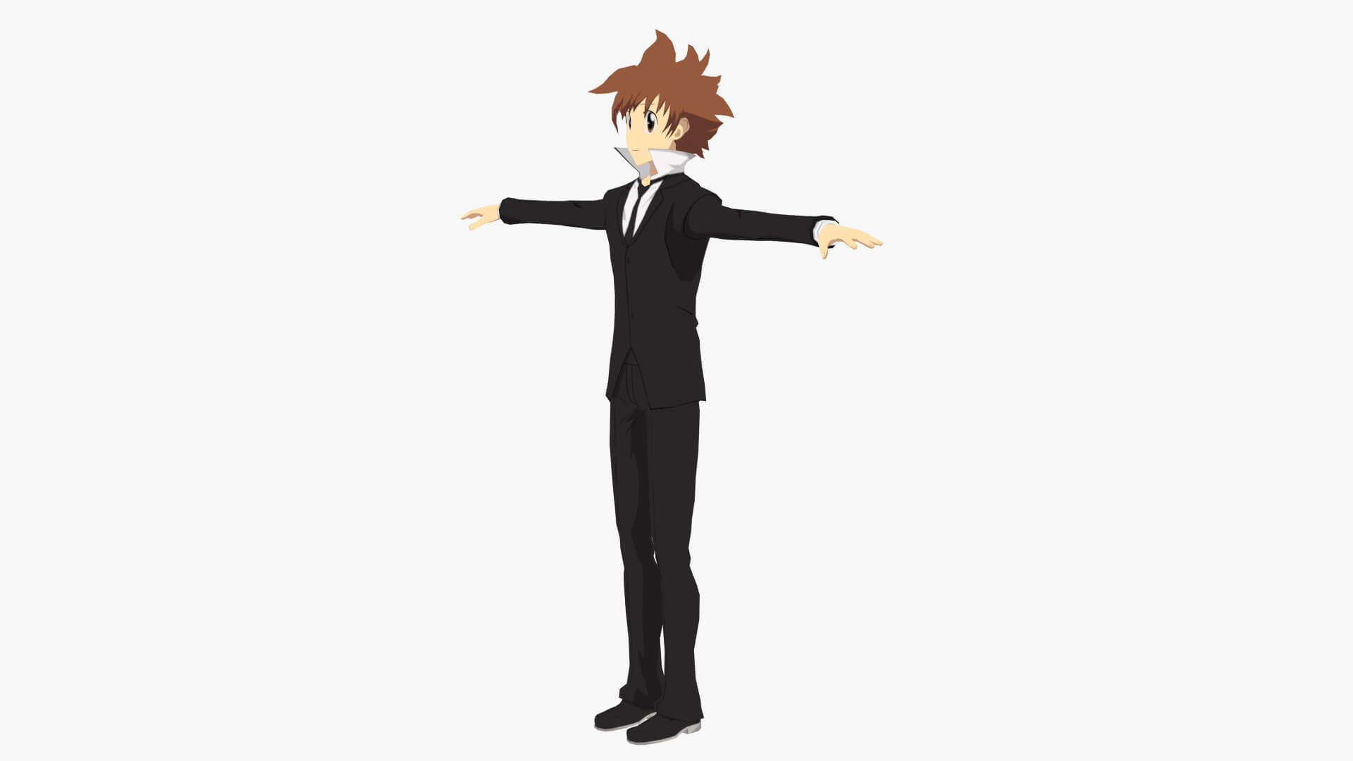 Tsuna Sawada - Katekyo Hitman Reborn 3D Model by RYANMAICOL