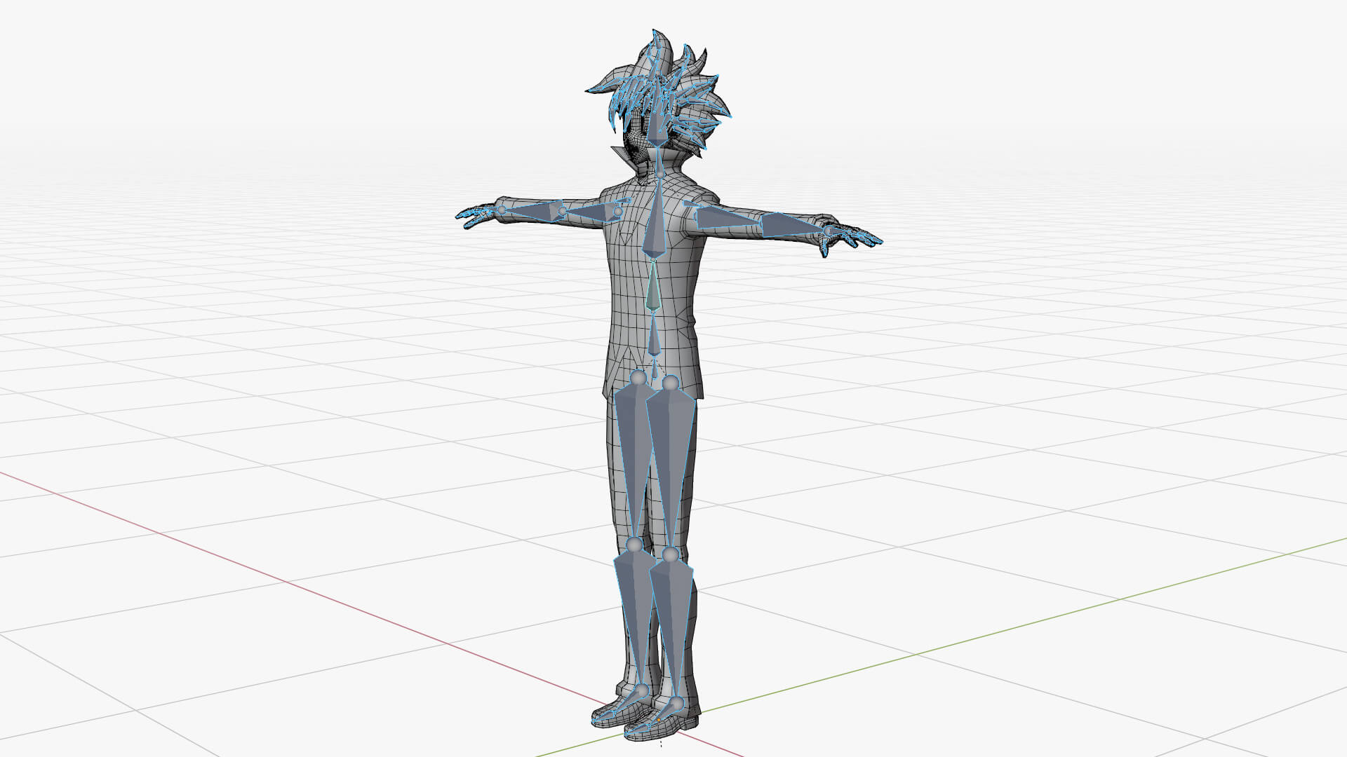 Tsuna Sawada - Katekyo Hitman Reborn 3D Model by RYANMAICOL