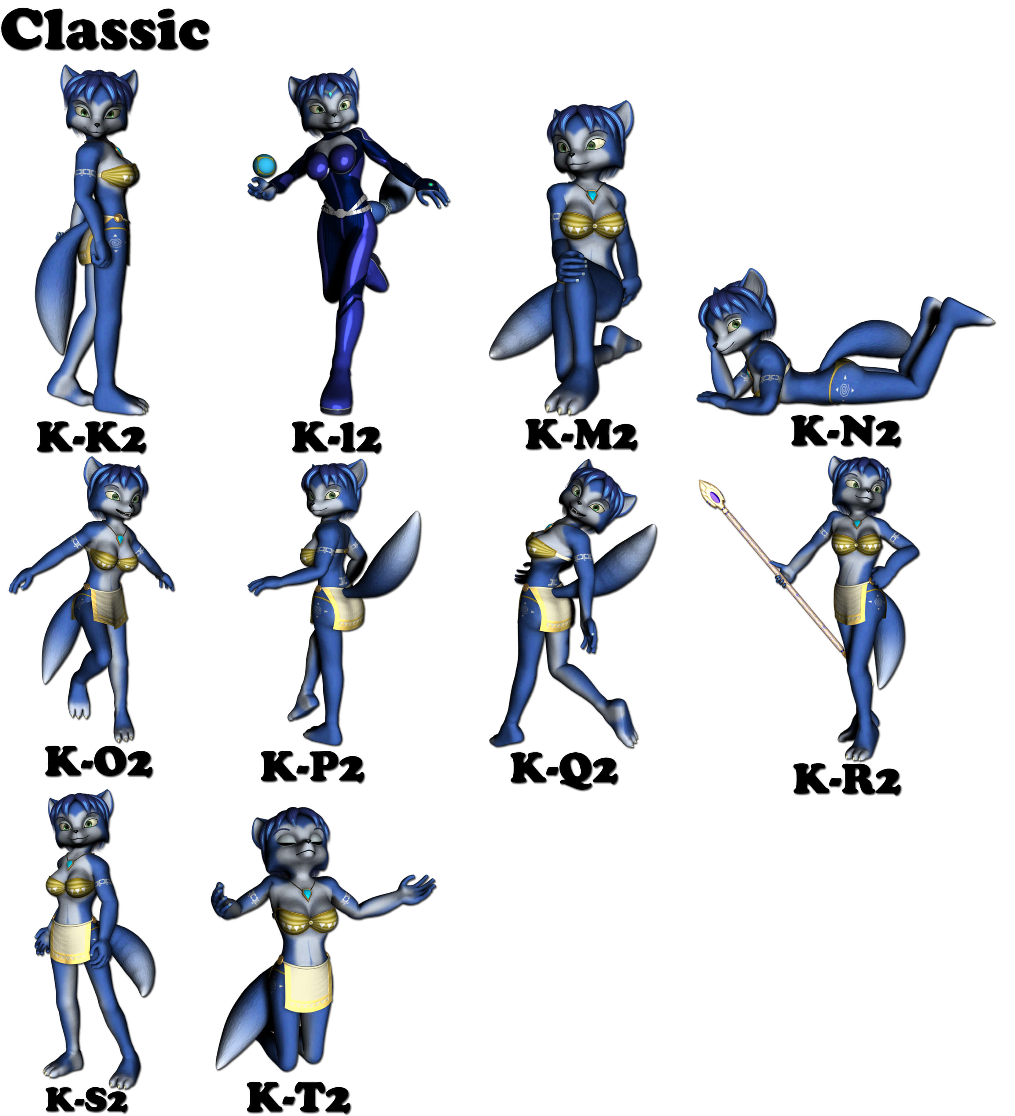 Cerinian Vixen Krystal II Poses - Free Poser Content by RyanTheUser18