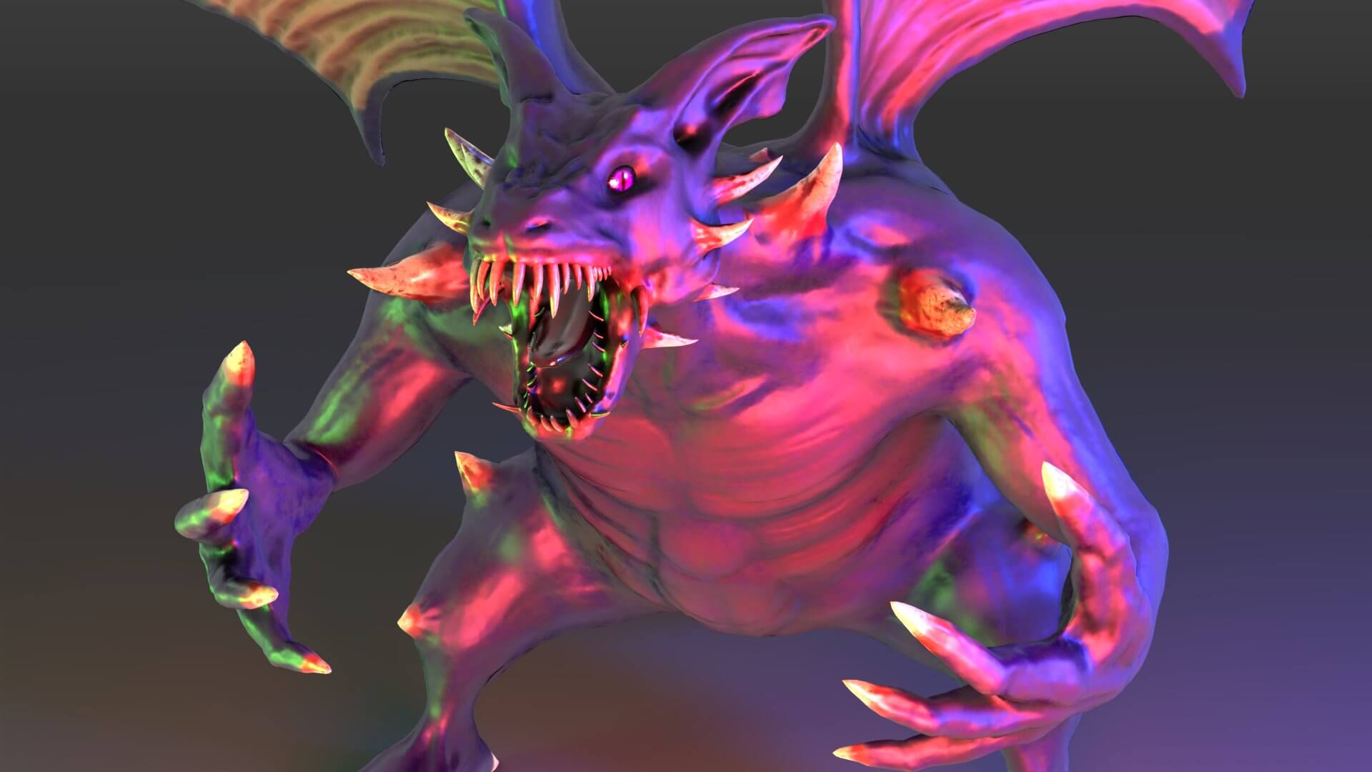 Demon Dragon - 3D Model by ryottyan