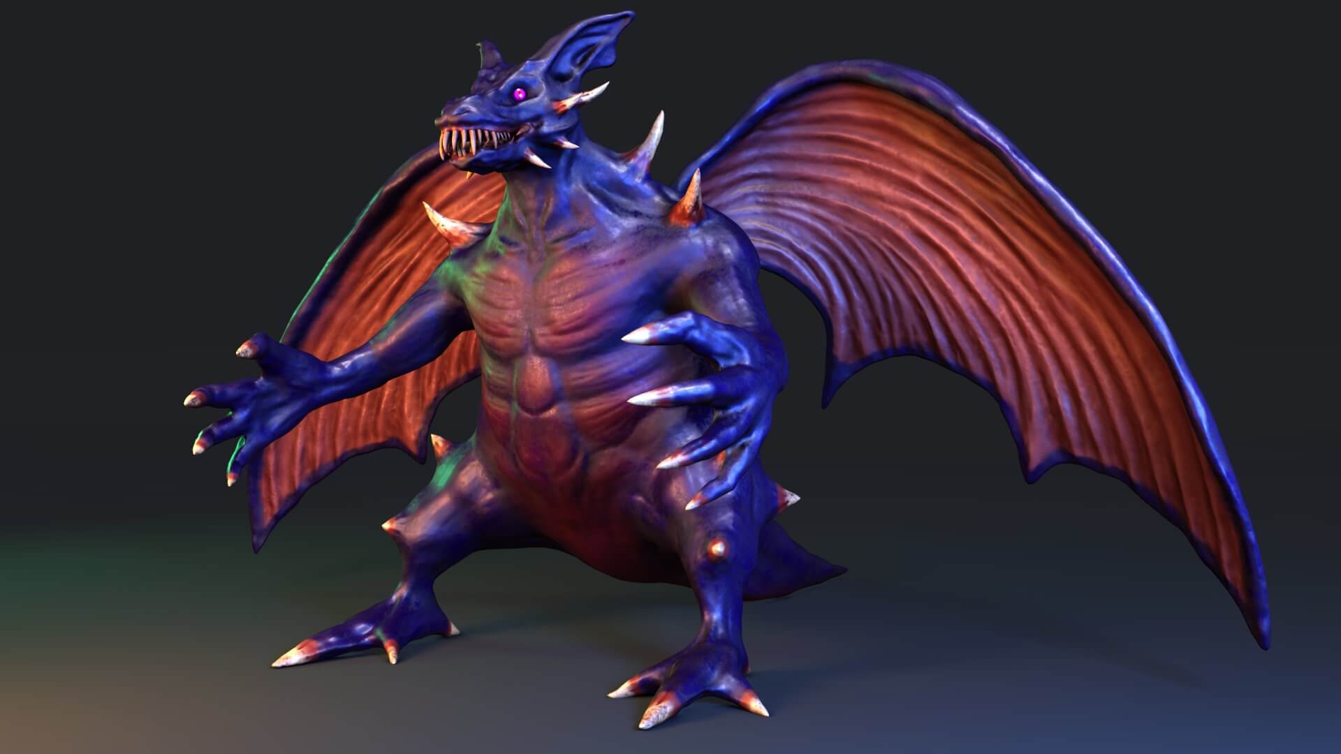 Demon Dragon - 3D Model by ryottyan