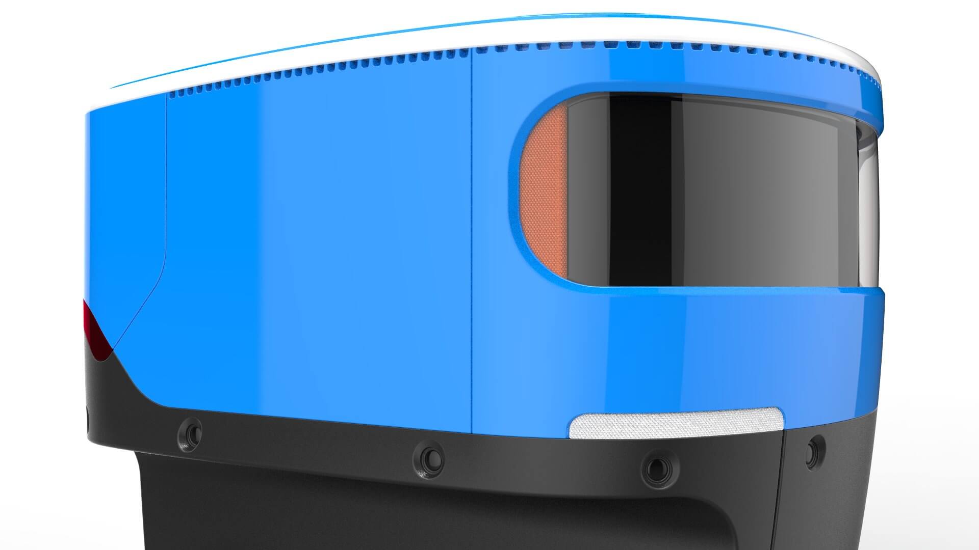 Delivery Robot Blue - 3D Model by rzo