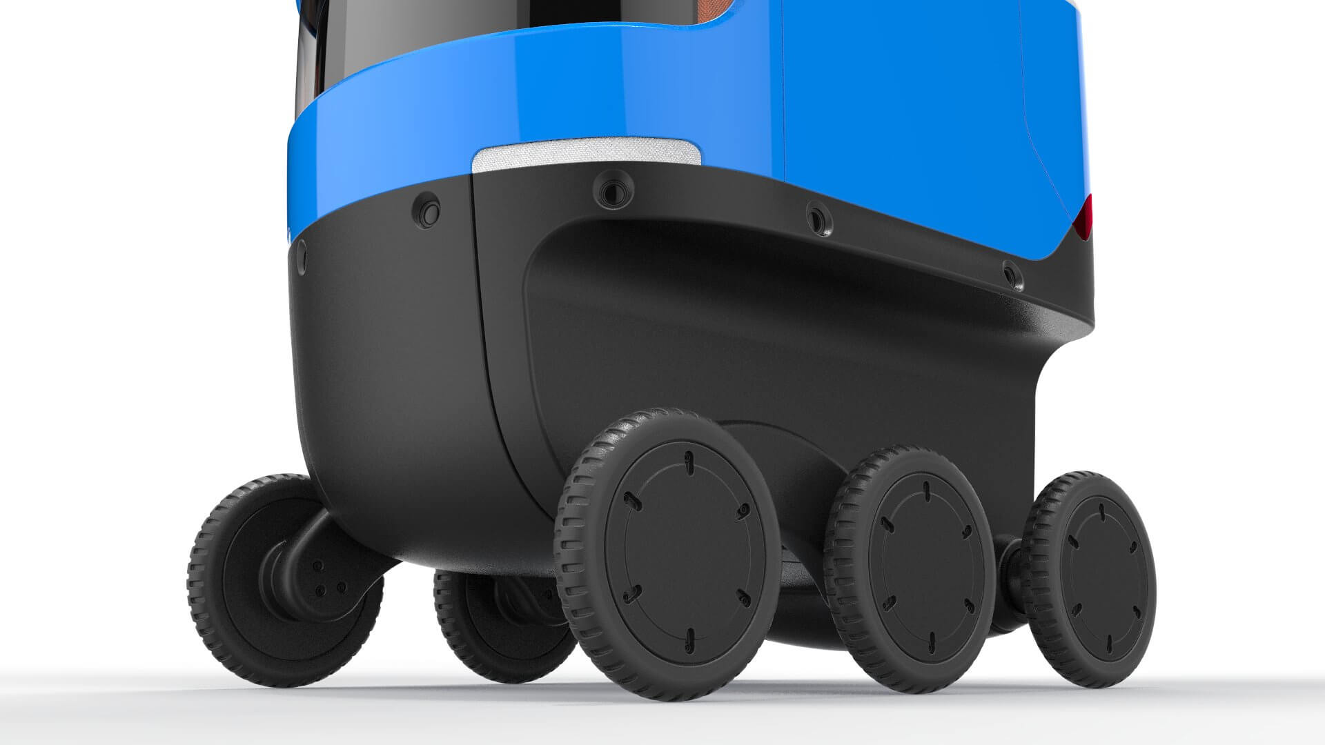Delivery Robot Blue - 3D Model by rzo