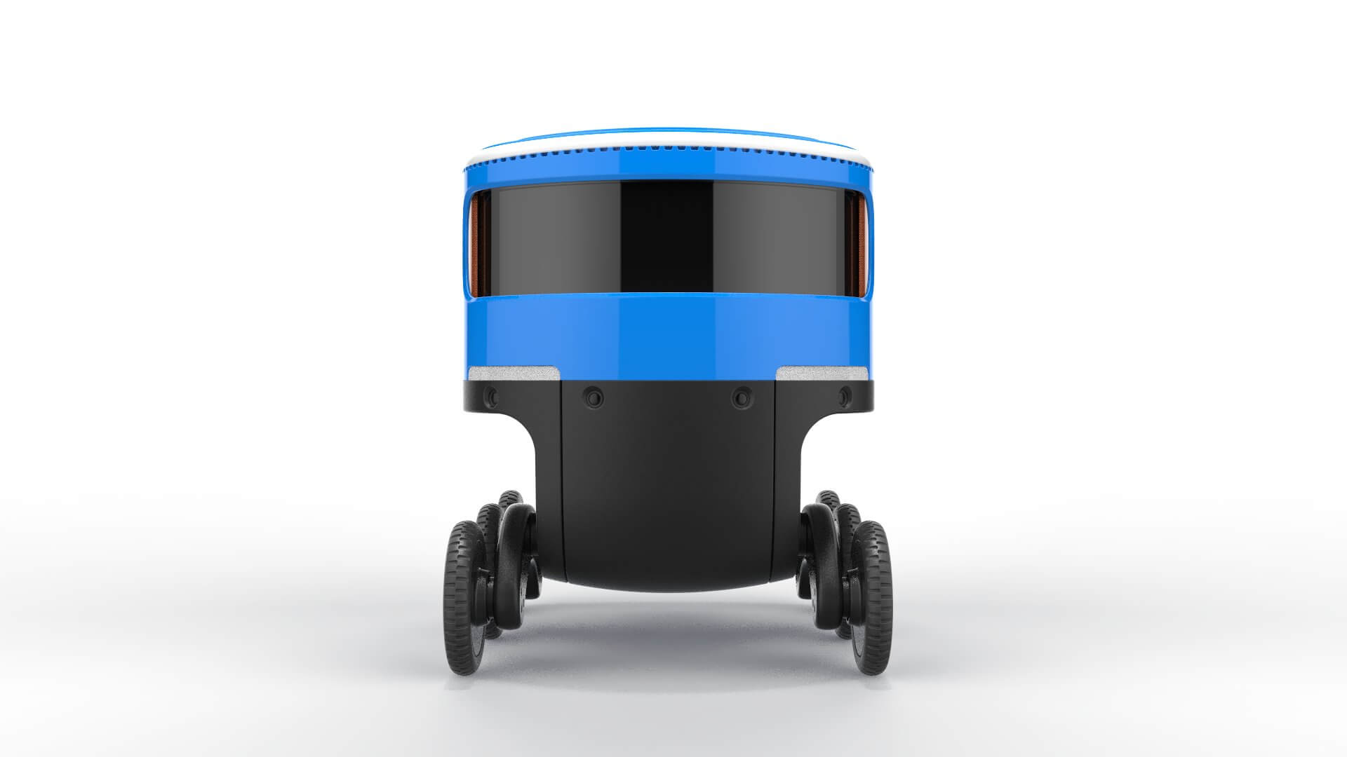 Delivery Robot Blue - 3D Model by rzo