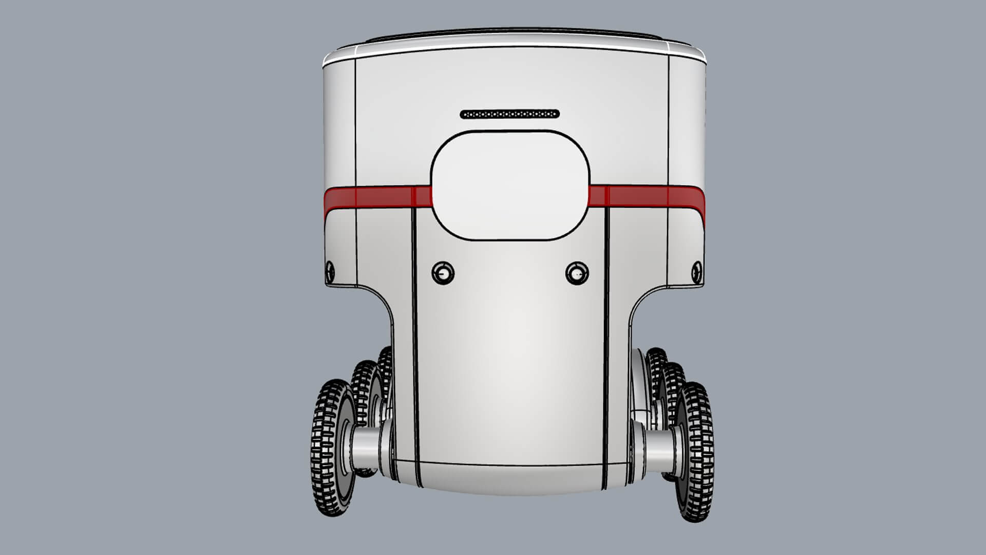 Delivery Robot Blue - 3D Model by rzo