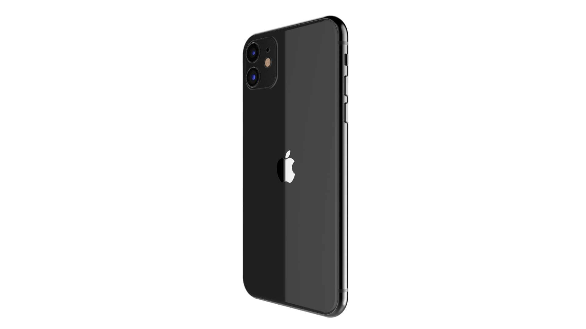 Apple iPhone 11 Black - 3D Model by rzo