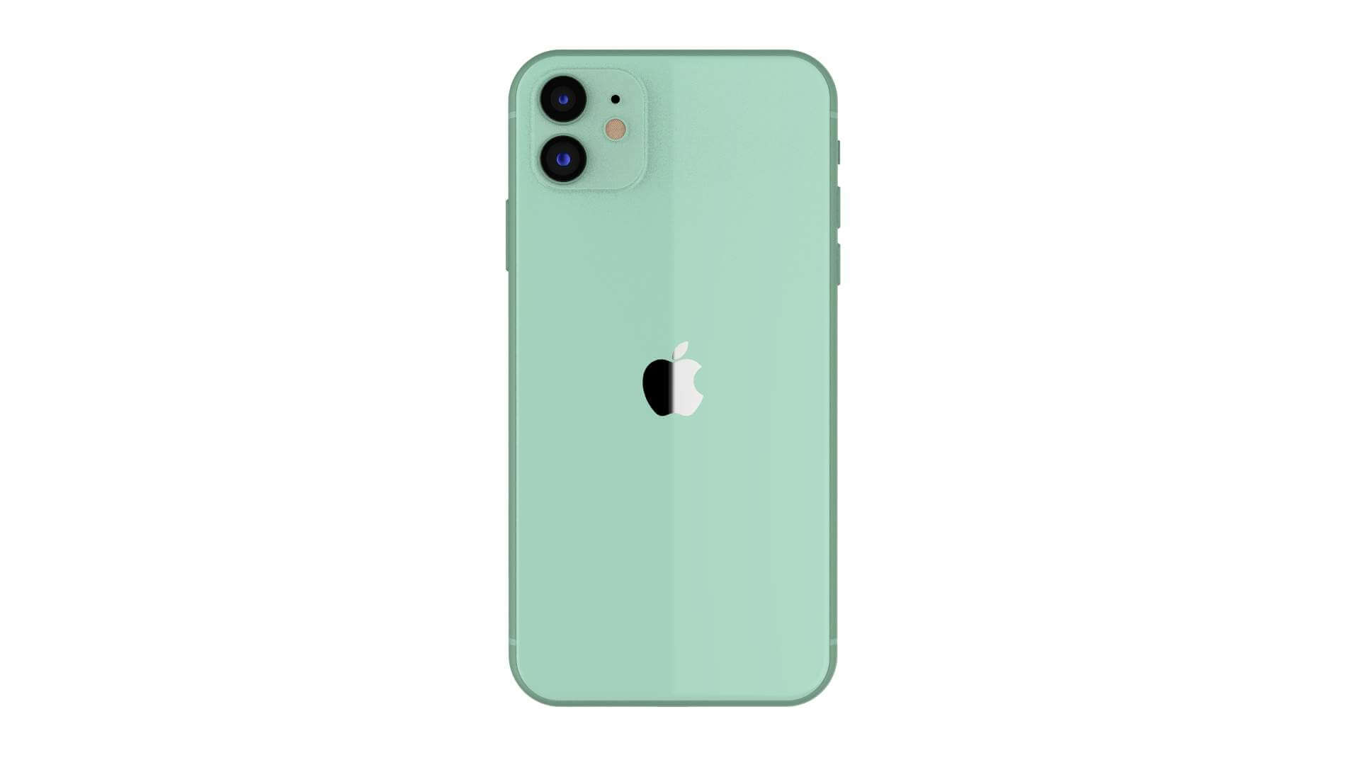 Apple iPhone 11 Green - 3D Model by rzo