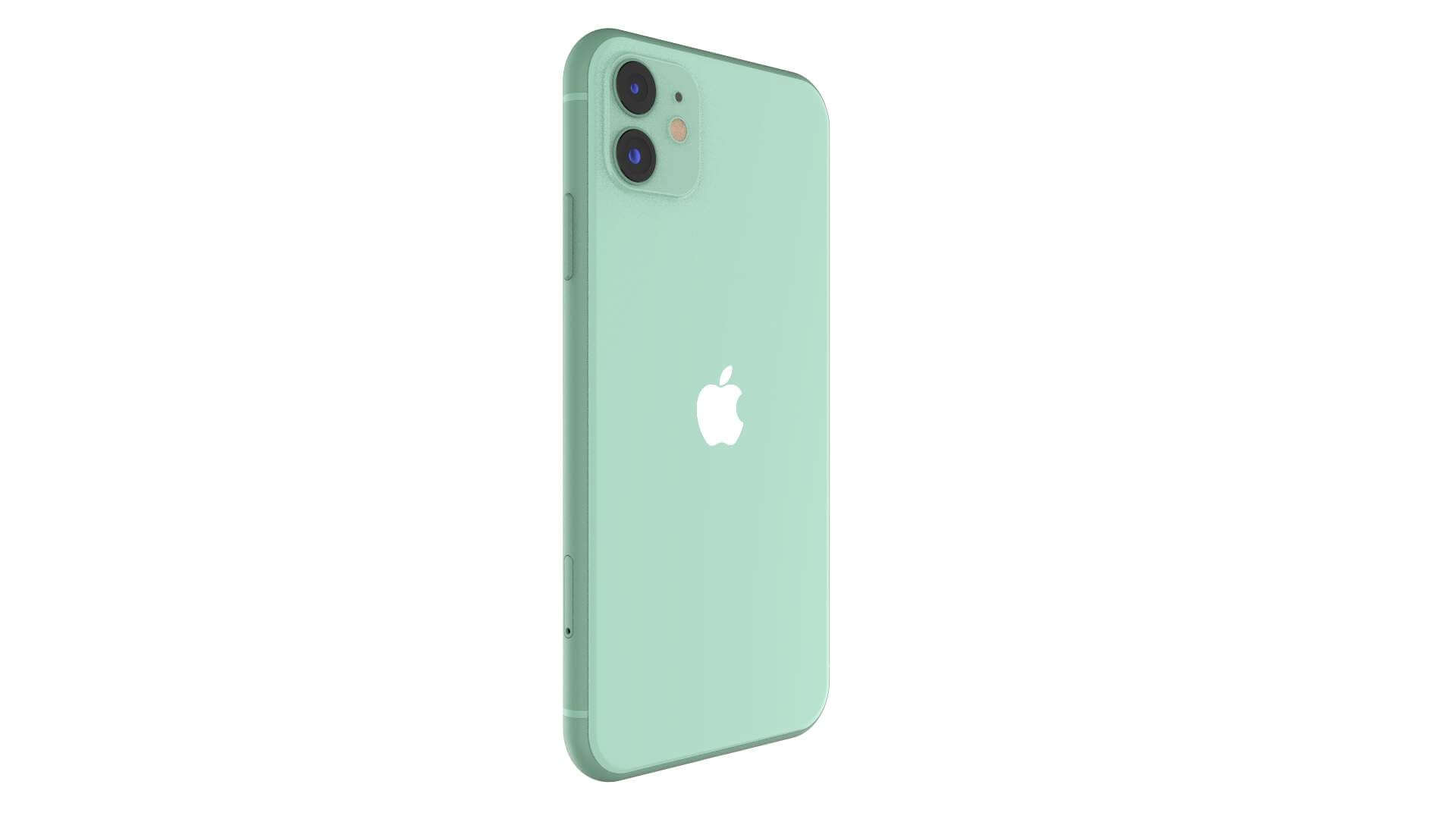 Apple iPhone 11 Green - 3D Model by rzo