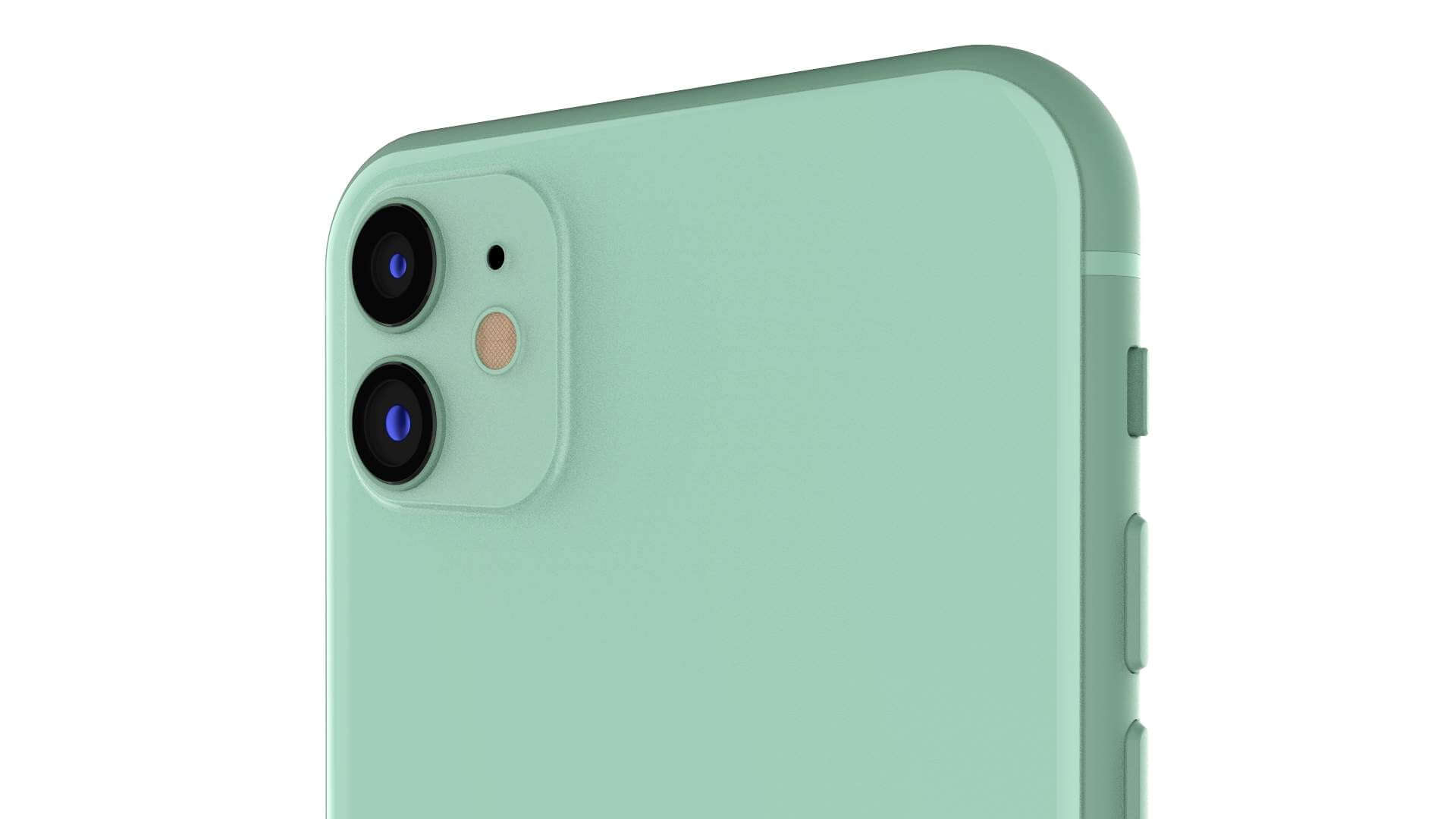 Apple iPhone 11 Green - 3D Model by rzo