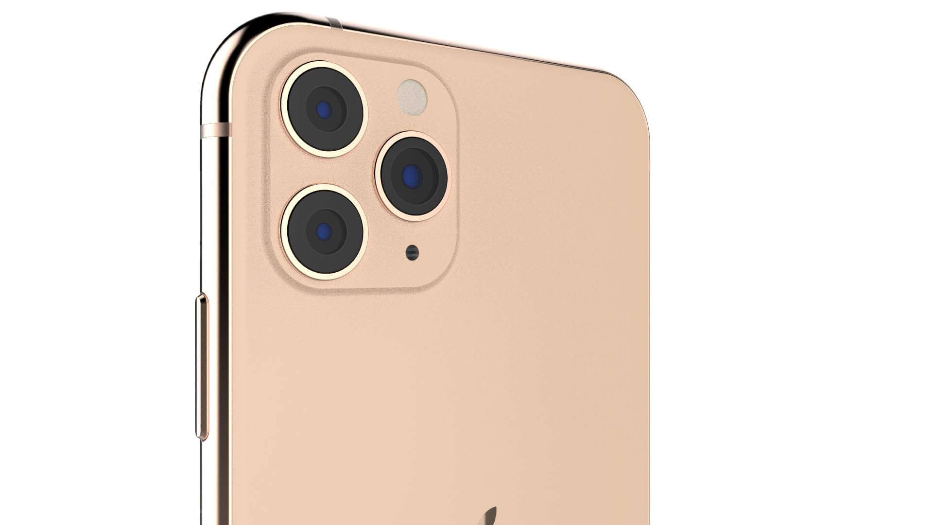 Apple iPhone 11 Pro Gold - 3D Model by rzo