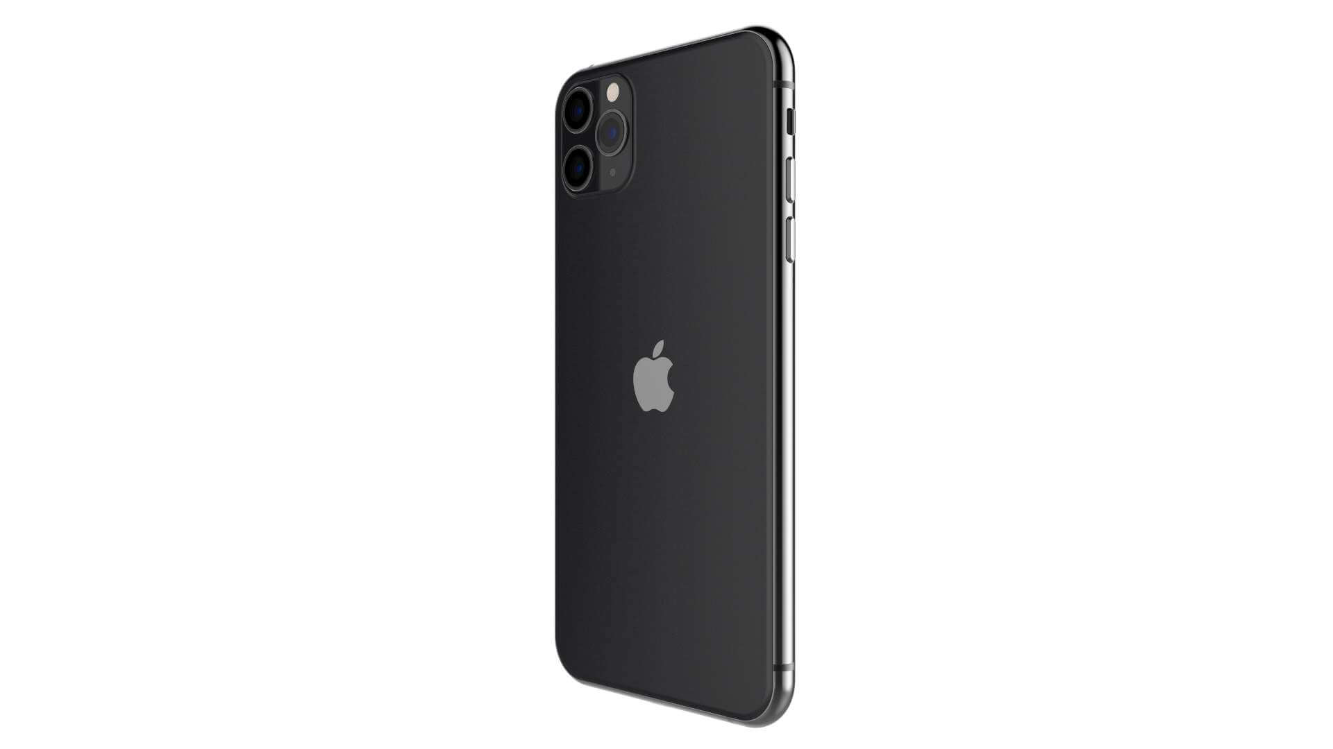 Apple iPhone 11 Pro Max Space Gray - 3D Model by rzo