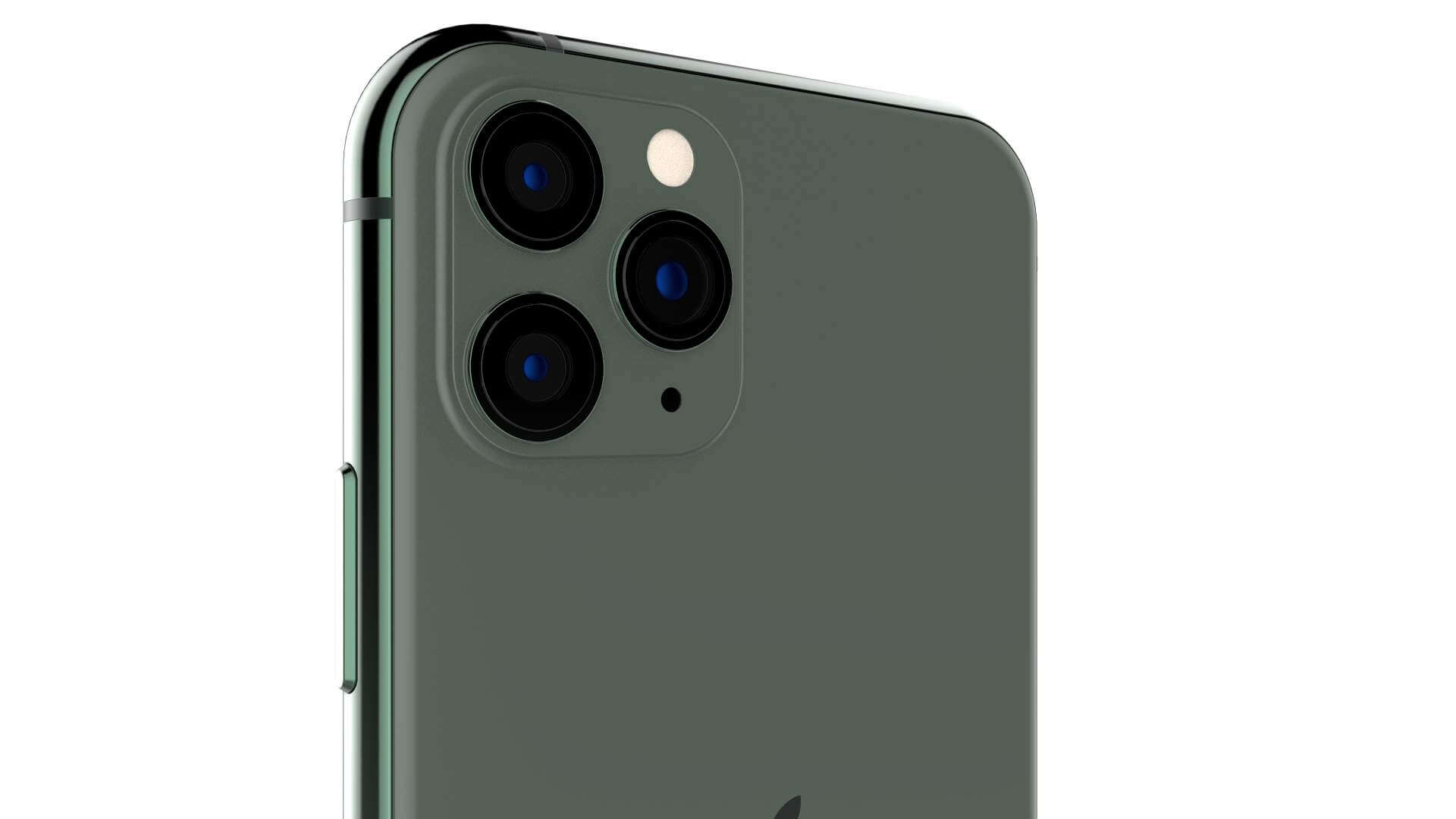 Apple iPhone 11 Pro Midnight Green - 3D Model by rzo