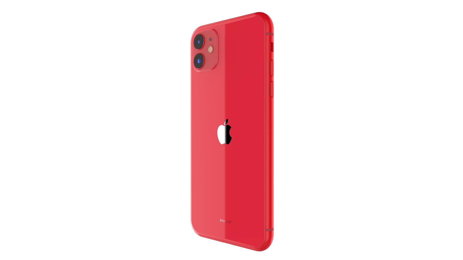 Apple iPhone 11 Red - 3D Model by rzo